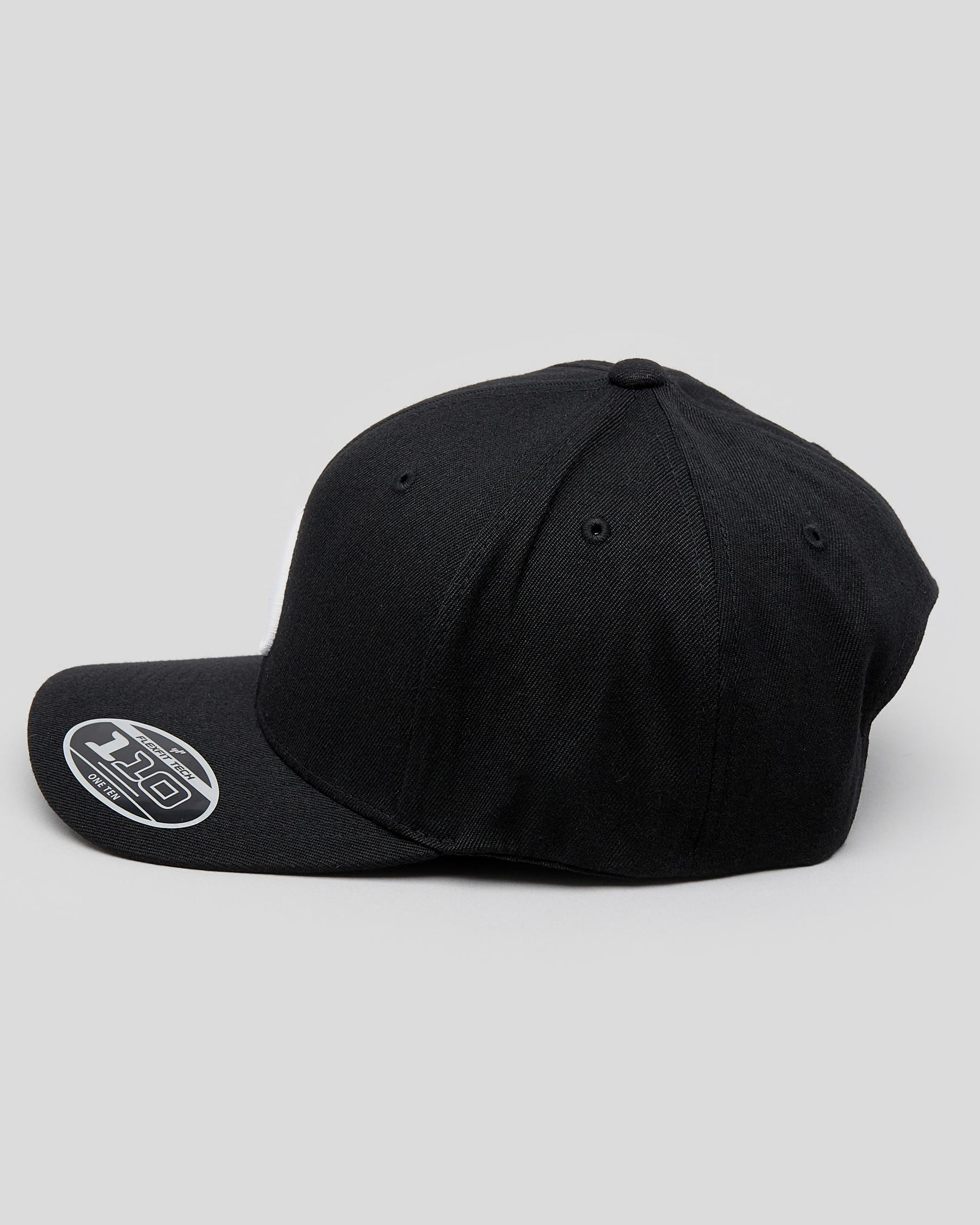 Shop Nixon Deep Down Snapback Cap In Black/ White - Fast Shipping ...