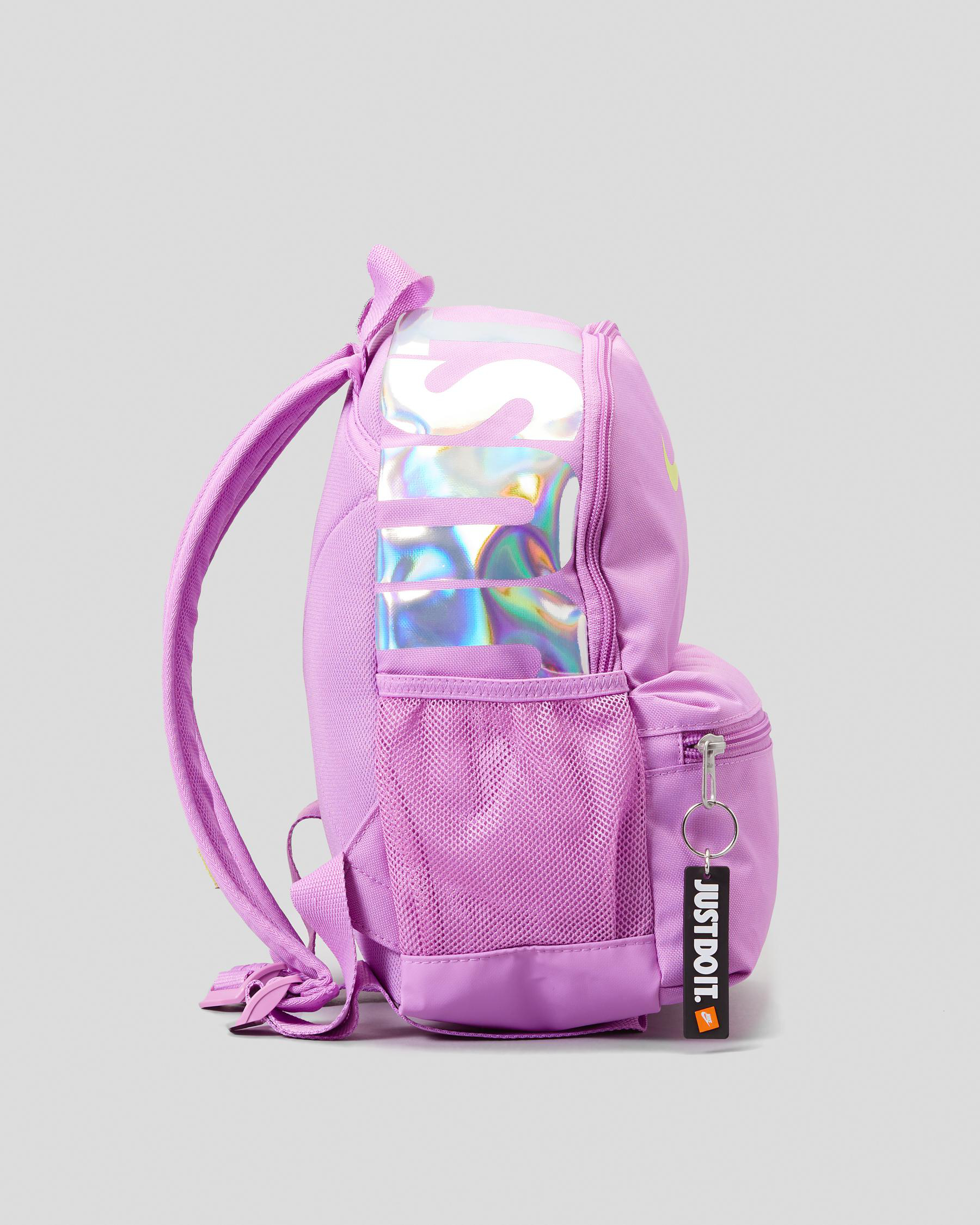 Shop Nike Mini Brazilia Backpack In Rush Fuchsia - Fast Shipping & Easy ...