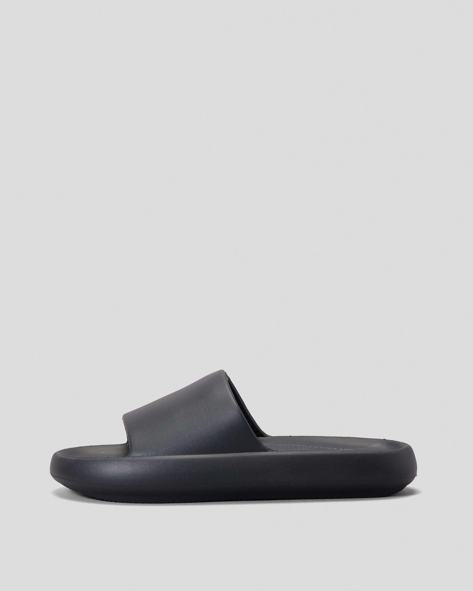Shop Lucid Rebound Slides In Black - Fast Shipping & Easy Returns ...