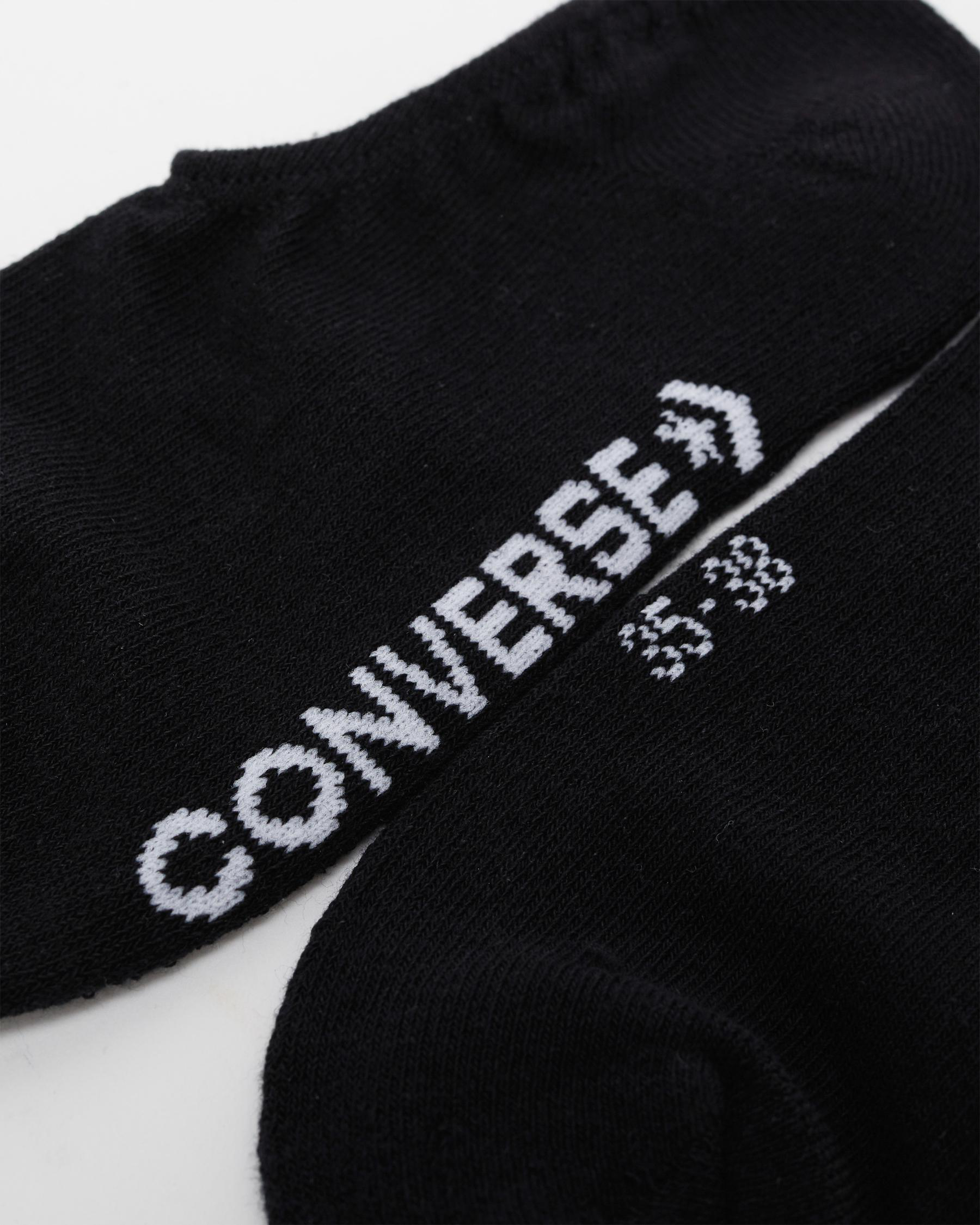 Shop Converse Invisible Sock Pack In Black - Fast Shipping & Easy ...
