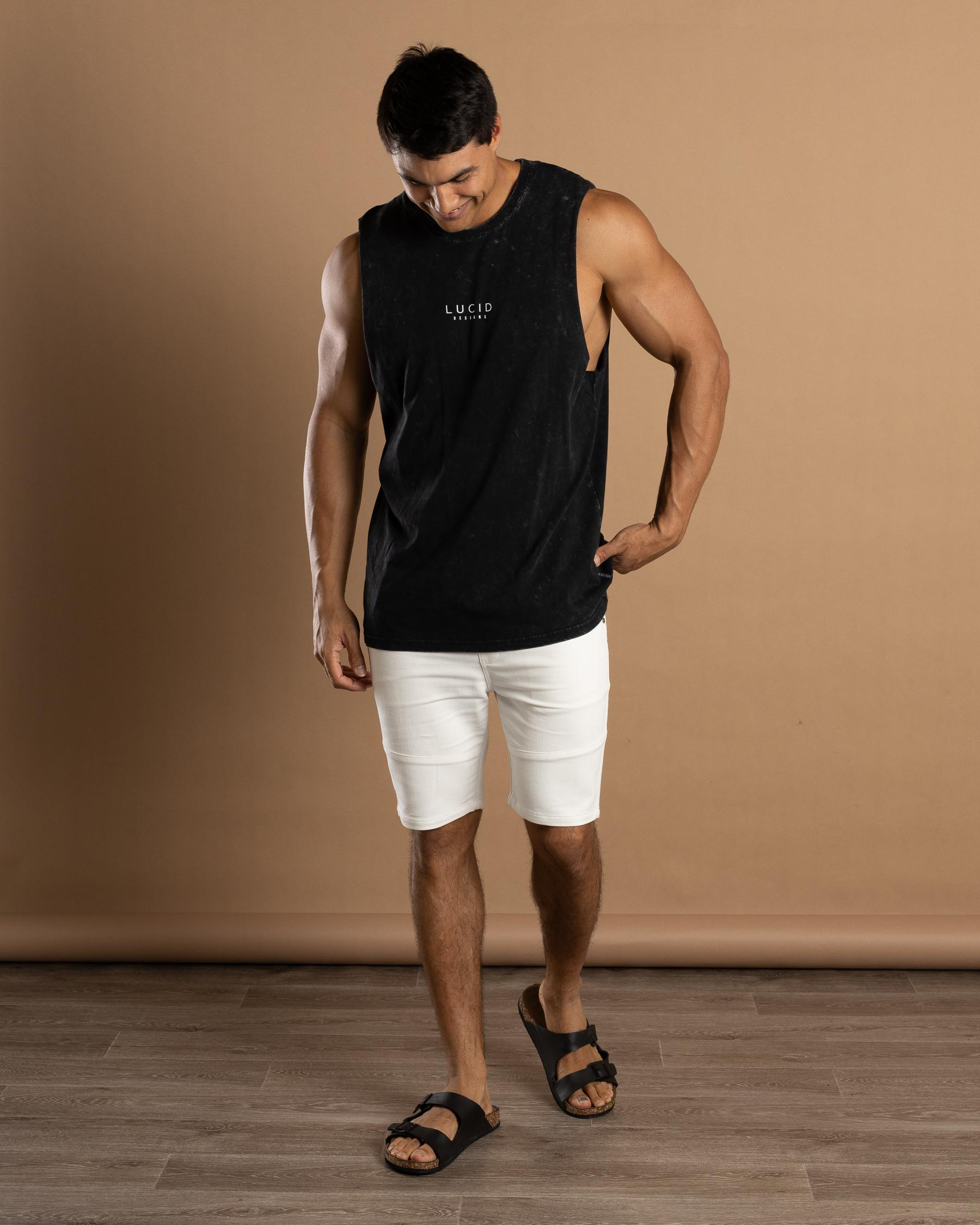 Lucid Exposure Muscle Tank In Black Acid - FREE* Shipping & Easy ...