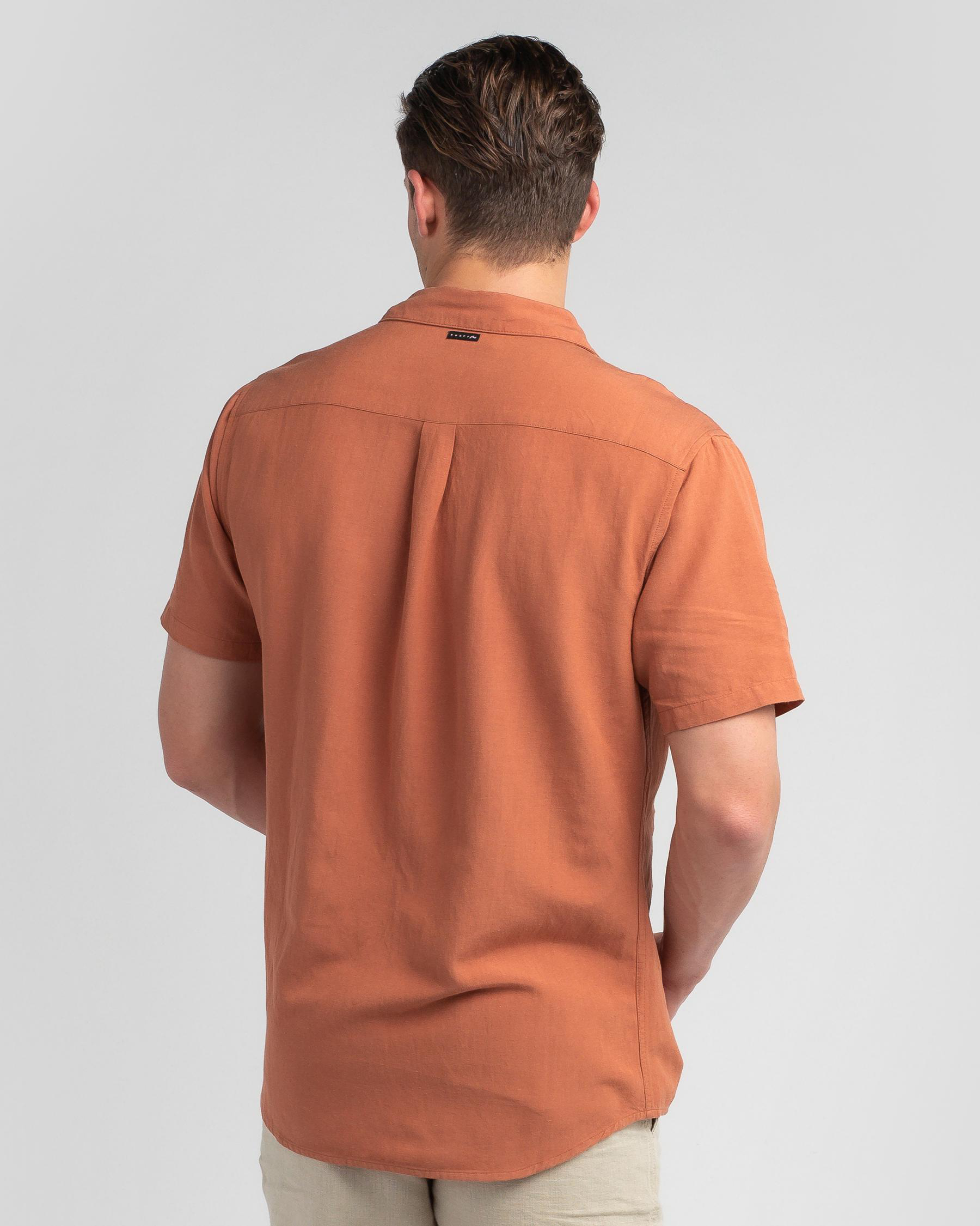 Shop Rusty Overtone Shirt In Bombay Brown - Fast Shipping & Easy ...