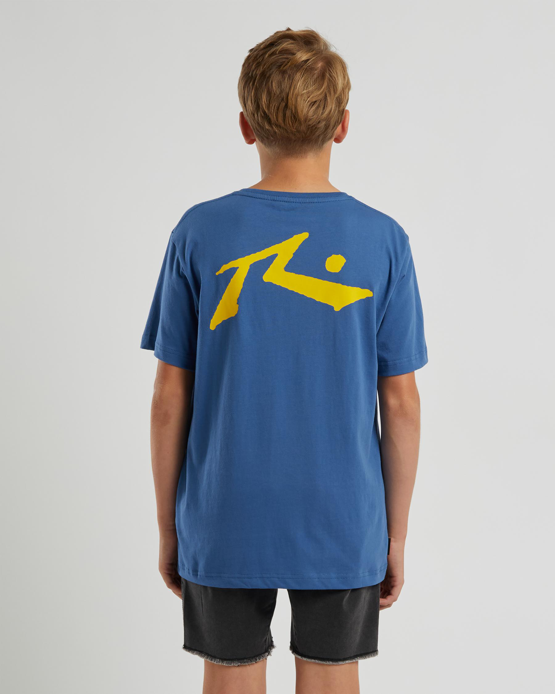 Shop Rusty Boys' Competition T-Shirt In Coal 1 - Fast Shipping & Easy ...