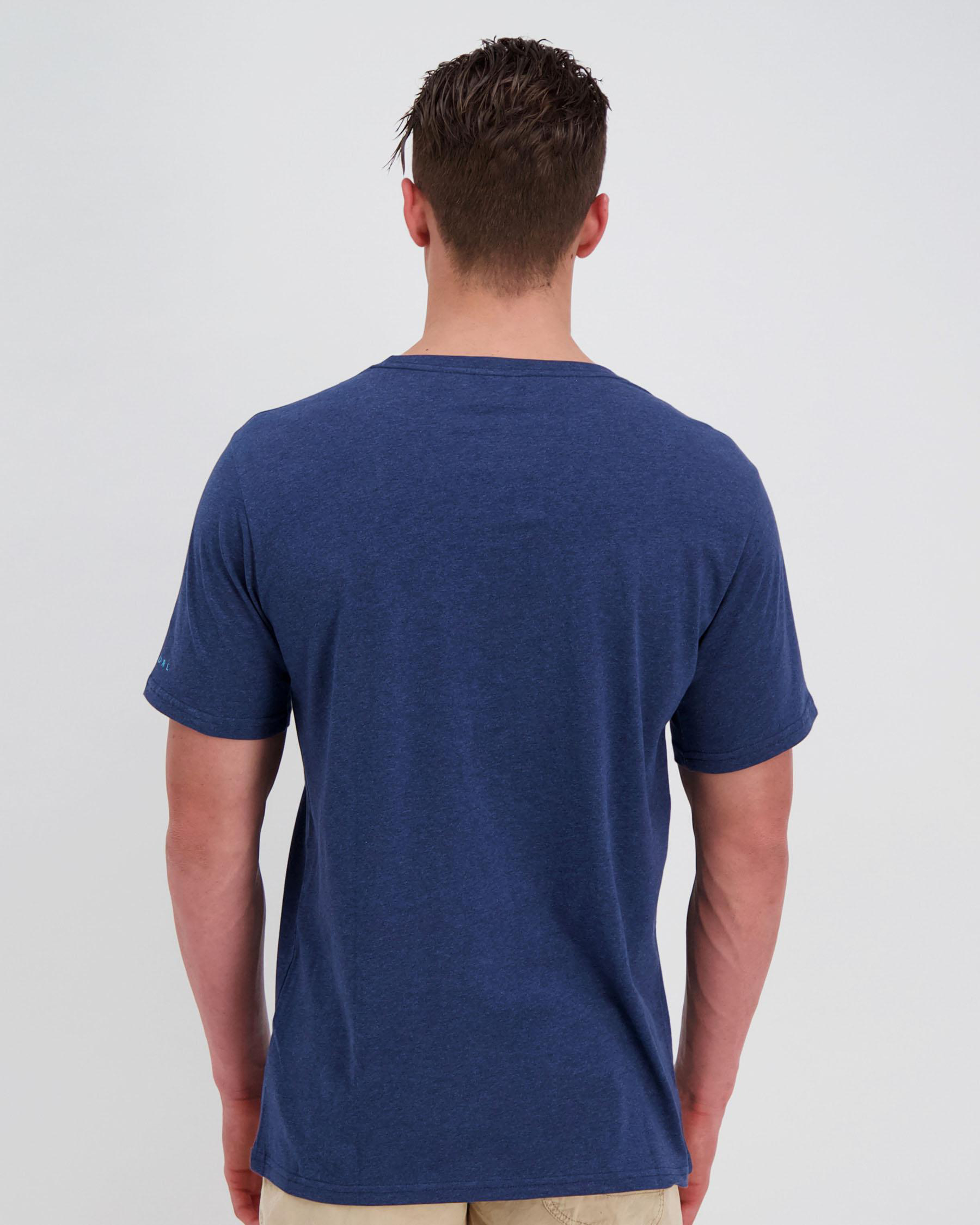 Shop Rip Curl Icon Fade T-Shirt In Navy Marle - Fast Shipping & Easy ...