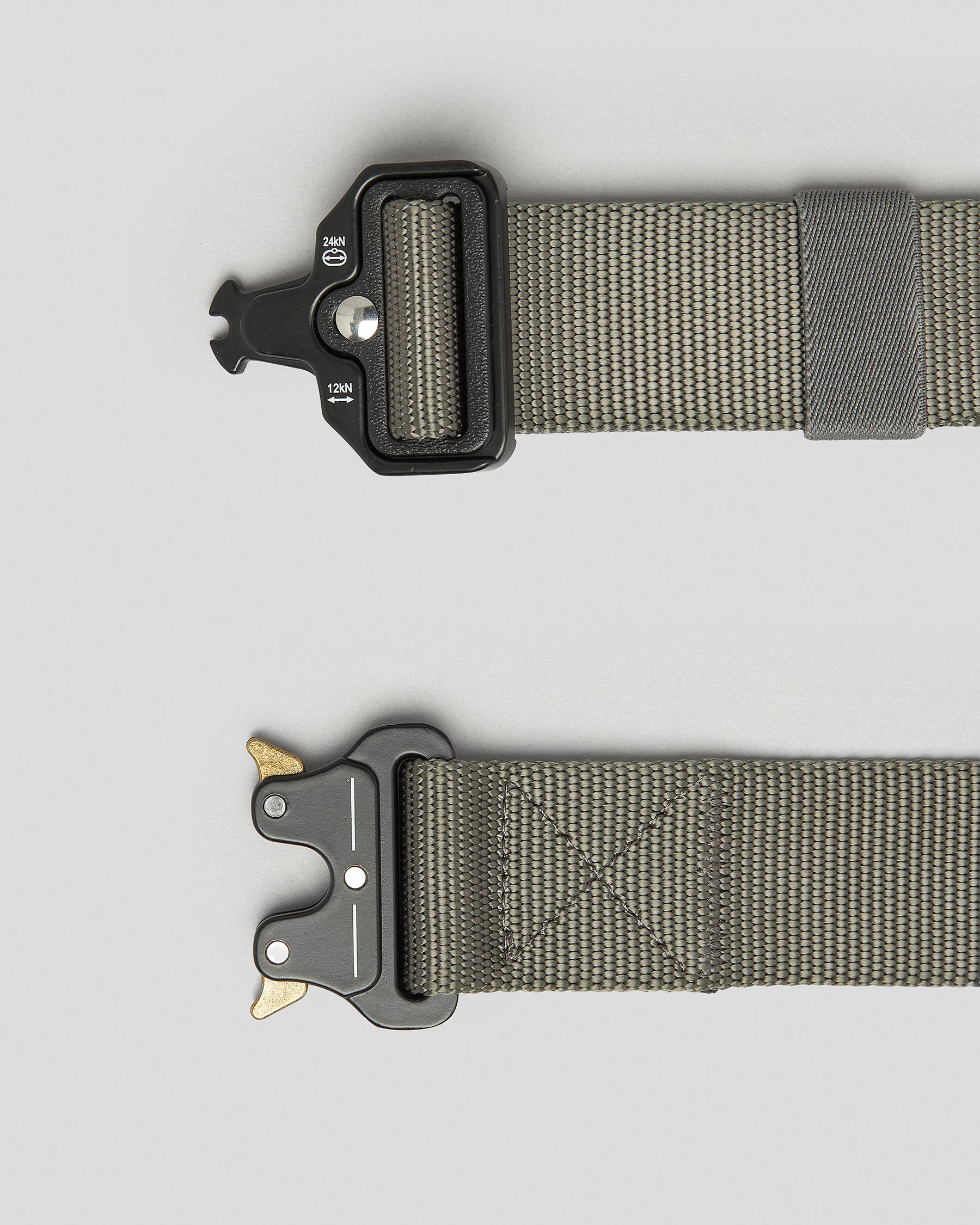 Shop Get It Now Security Web Belt In Gunmetal - Fast Shipping & Easy ...