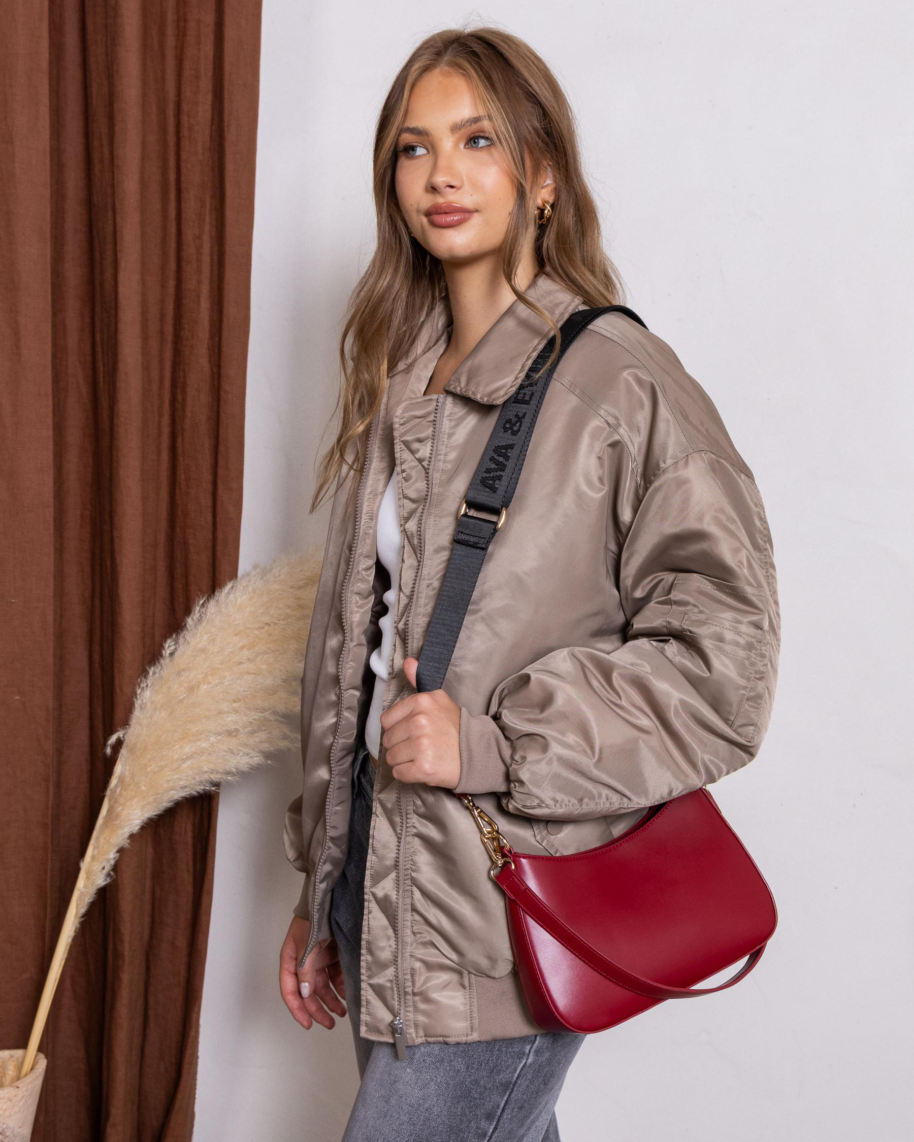 Shop Ava And Ever Kate Cross Body Bag In Berry - Fast Shipping & Easy ...