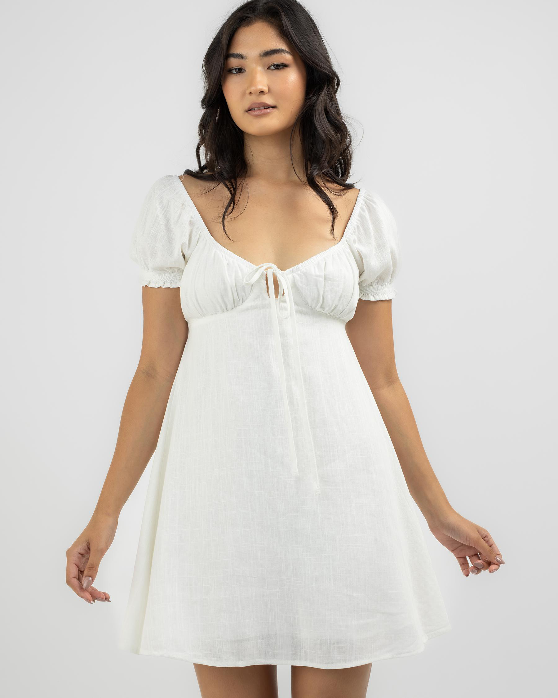 Shop Rumor Keisha Dress In White - Fast Shipping & Easy Returns - City ...