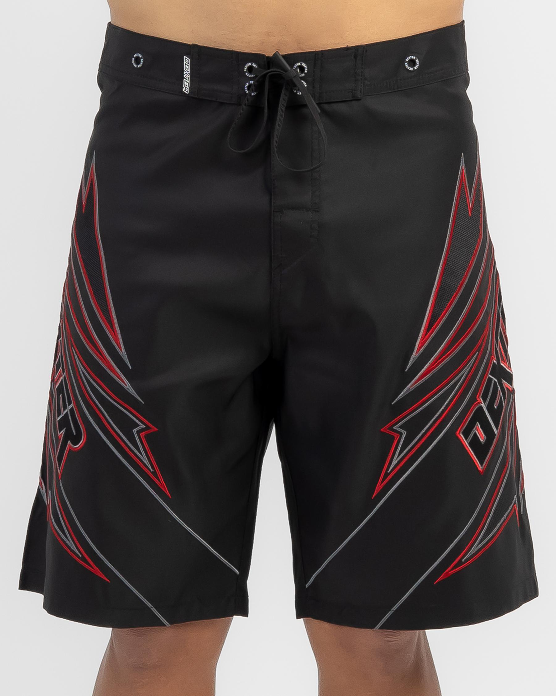 Shop Dexter Xcross Board Shorts In Black/red - Fast Shipping & Easy ...