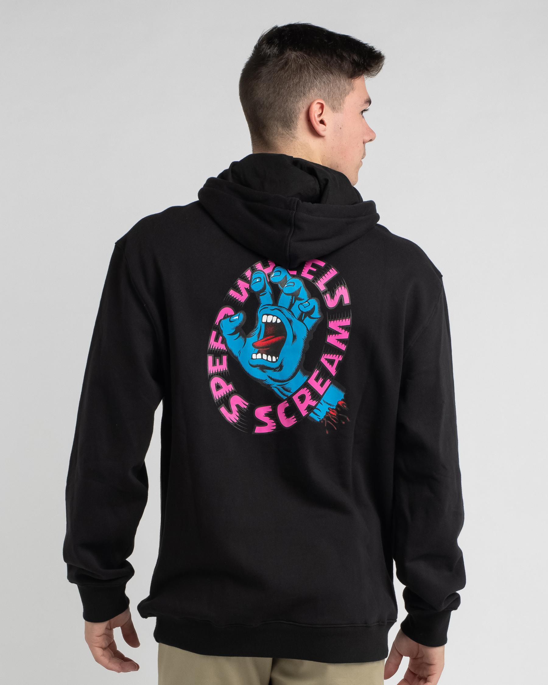 Santa Cruz Screaming Hand Scream Hoodie In Black | City Beach Australia