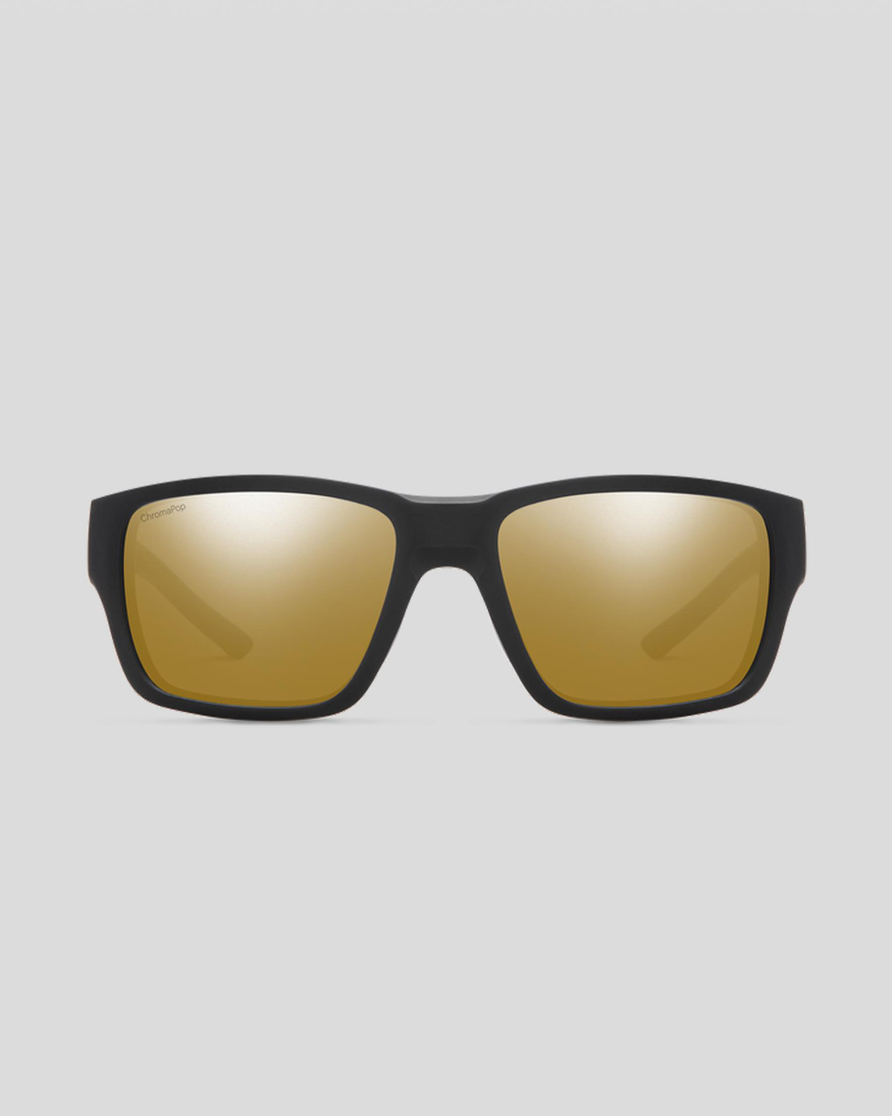 Shop Smith Optics Outback Polarised Sunglasses In Matte Black - Fast ...