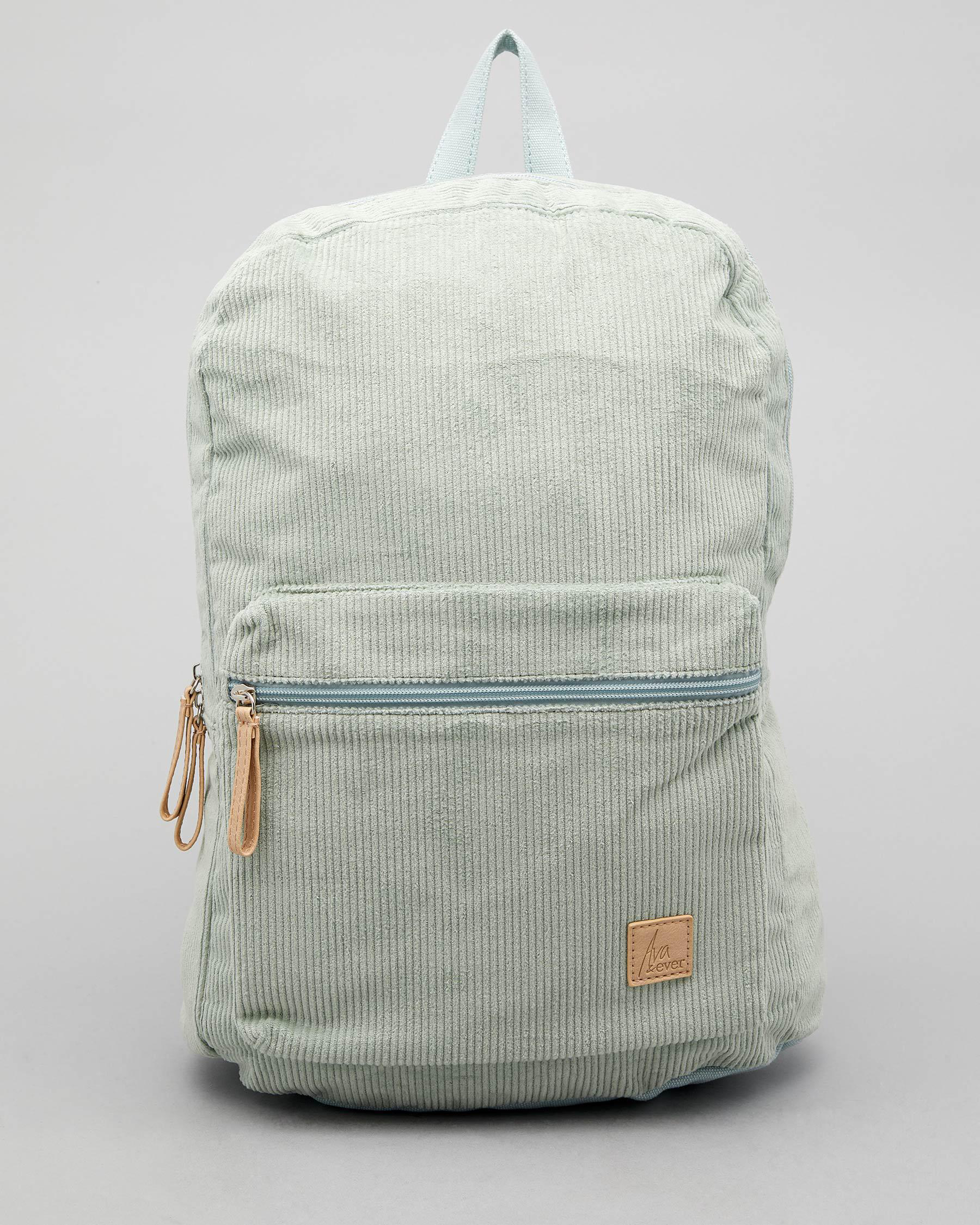 Shop Ava And Ever Geoff Cord Backpack In Sage - Fast Shipping & Easy ...