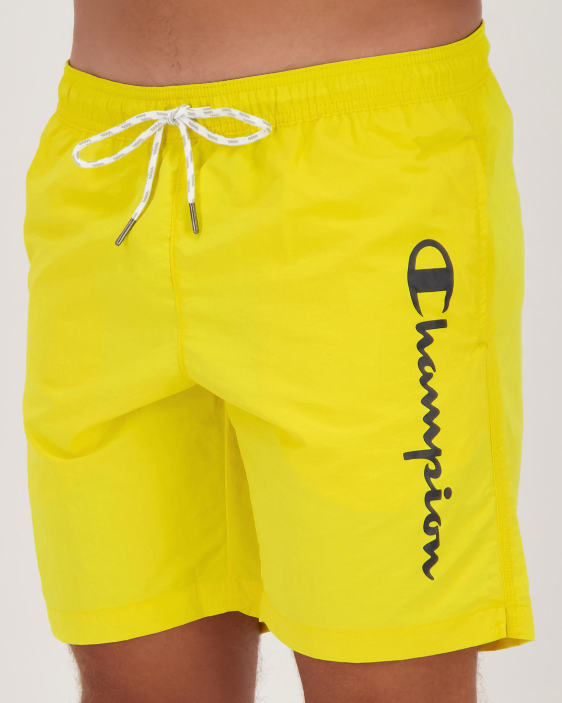 Shop Champion Graphic Beach Short In Laser Lemon - Fast Shipping & Easy ...