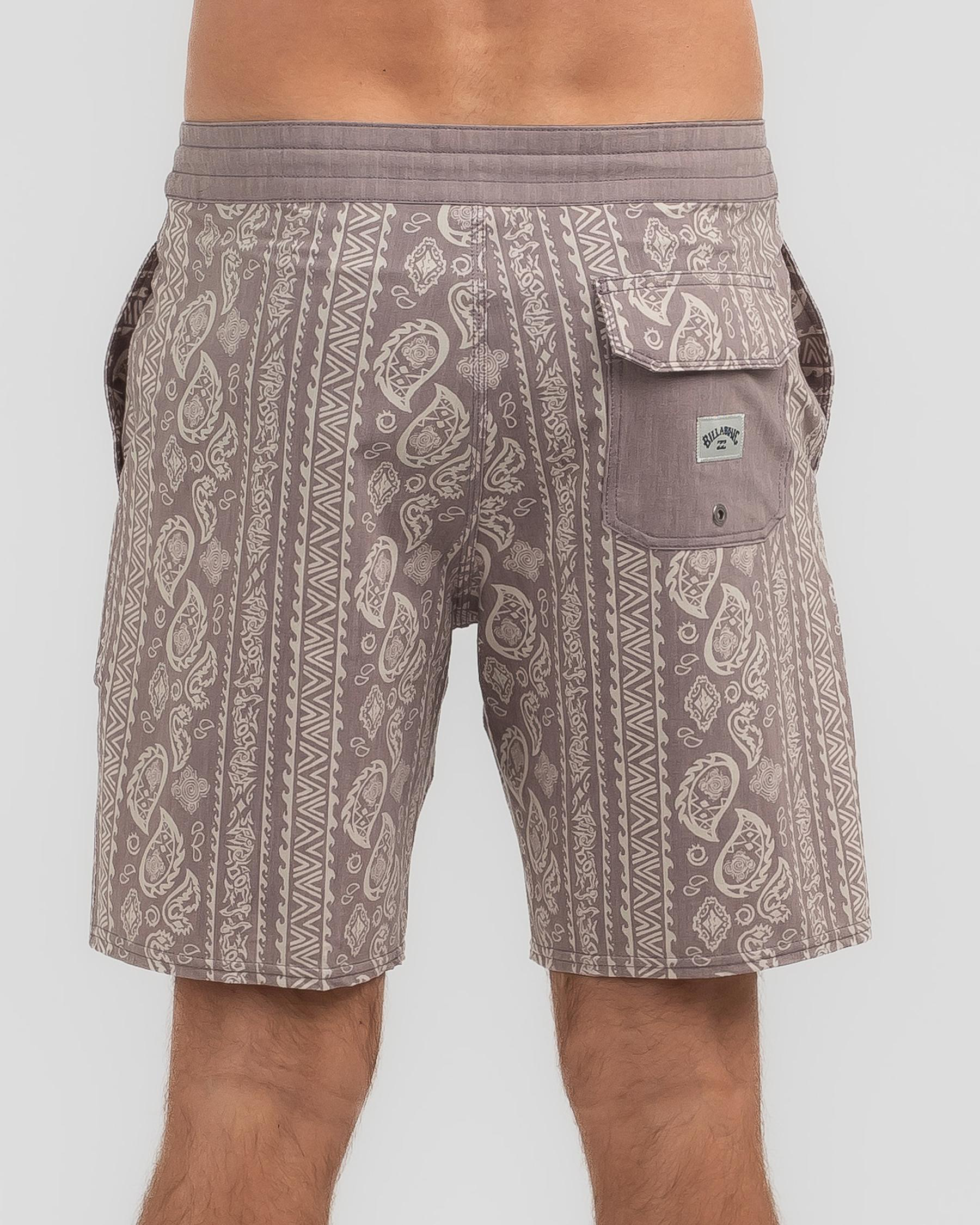 Shop Billabong Sundays Lo Tide Board Short In Plum - Fast Shipping ...