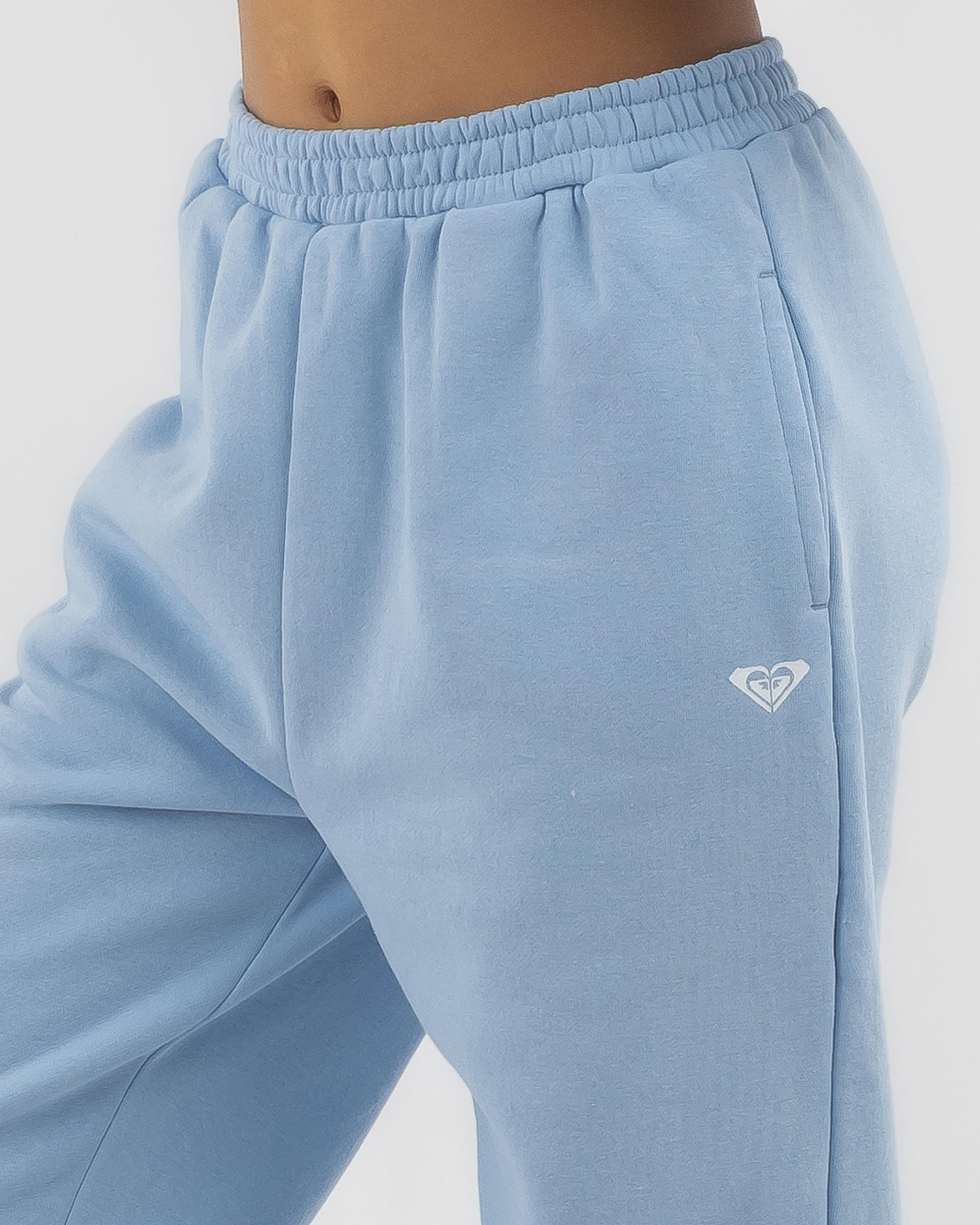 Shop Roxy Girls' Surf Feeling Wide Pant In Bel Air Blue - Fast Shipping ...
