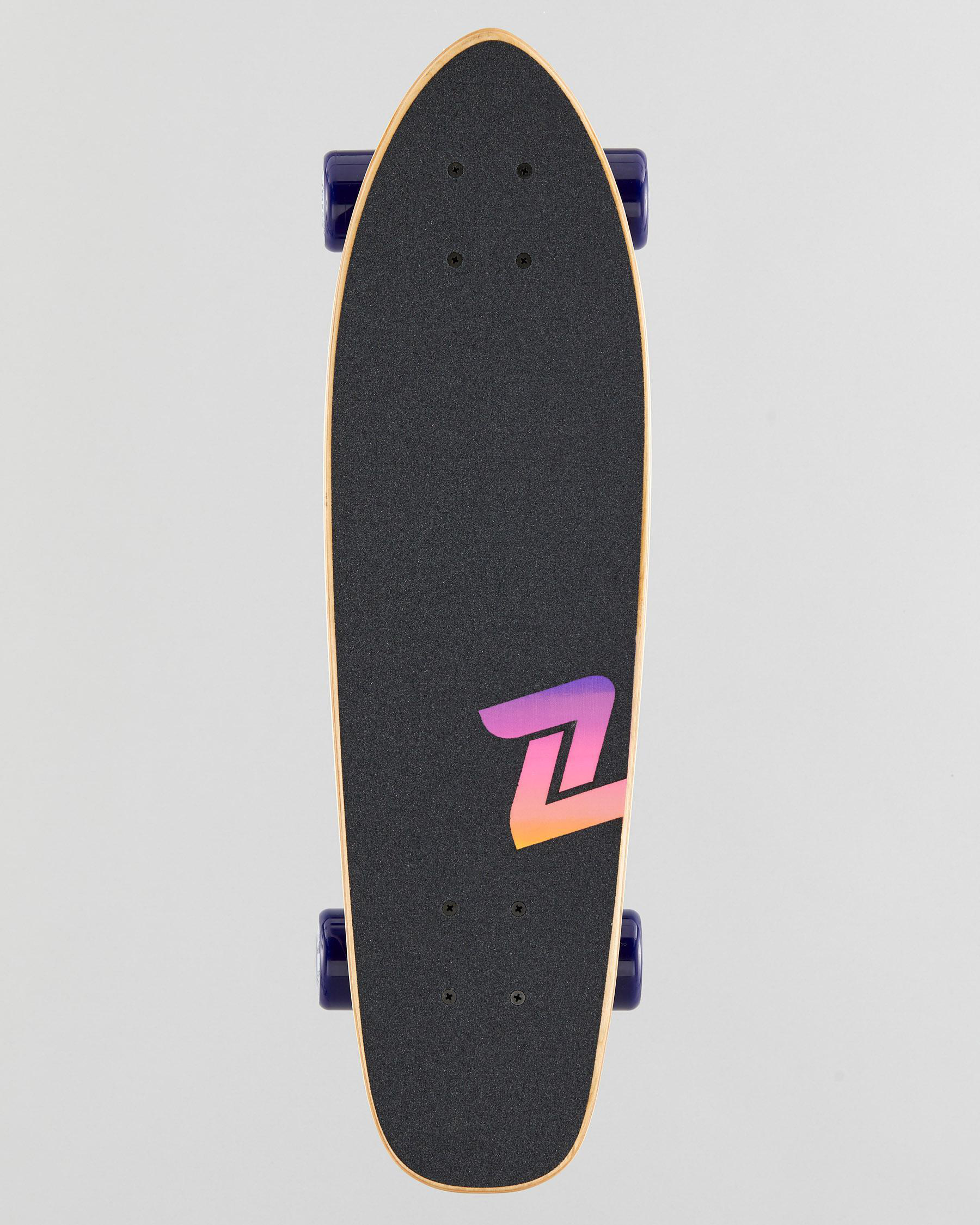 Shop Z-flex Pop Purp Fade 27" Cruiser Skateboard In Purple - Fast ...