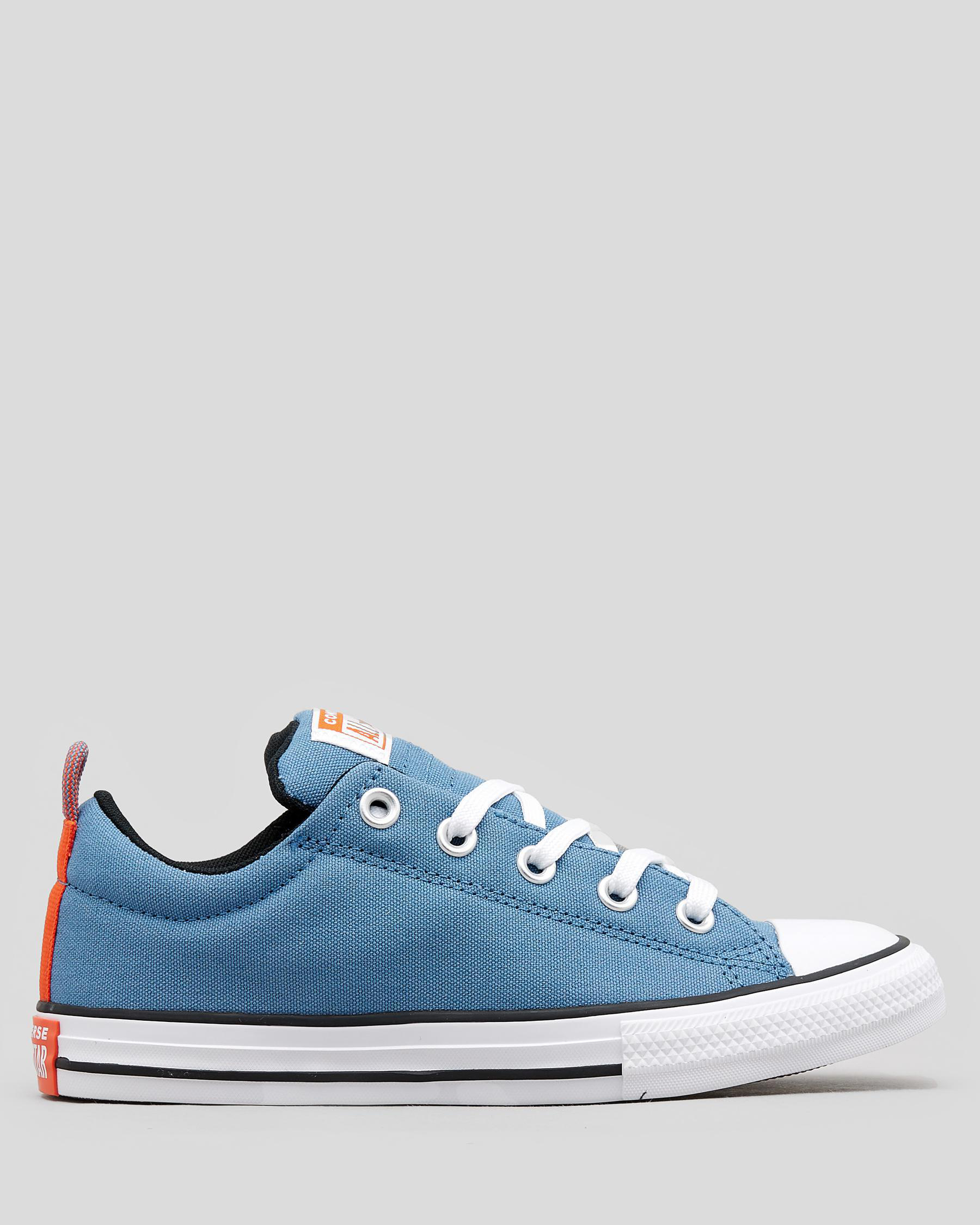 Shop Converse Junior Kids' All Star Street Utility Loop Shoes In Aegean ...