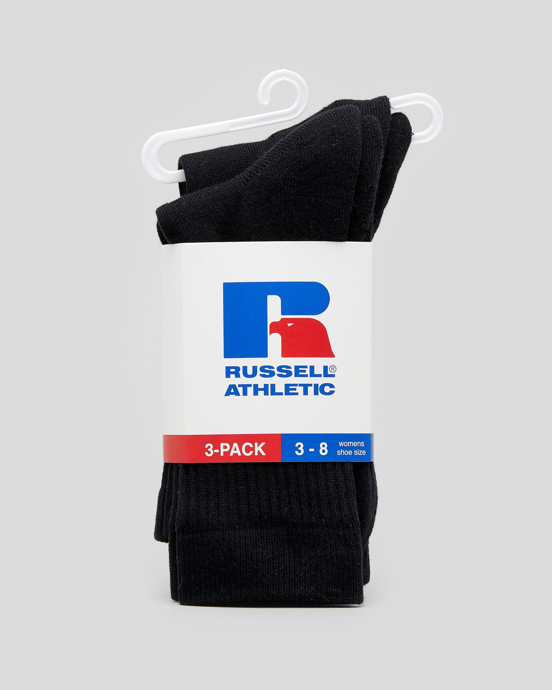 Shop Russell Athletic Boys' Russell Athletic Classic Socks 3 Pack In ...