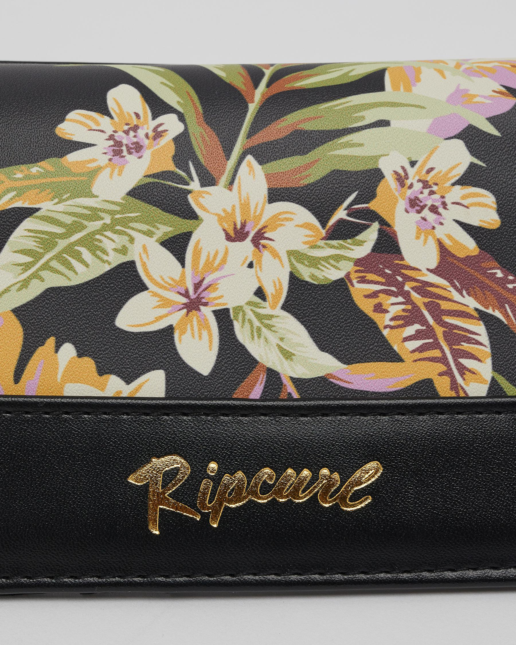 Rip Curl Mixed Floral Wallet In Black | City Beach Australia