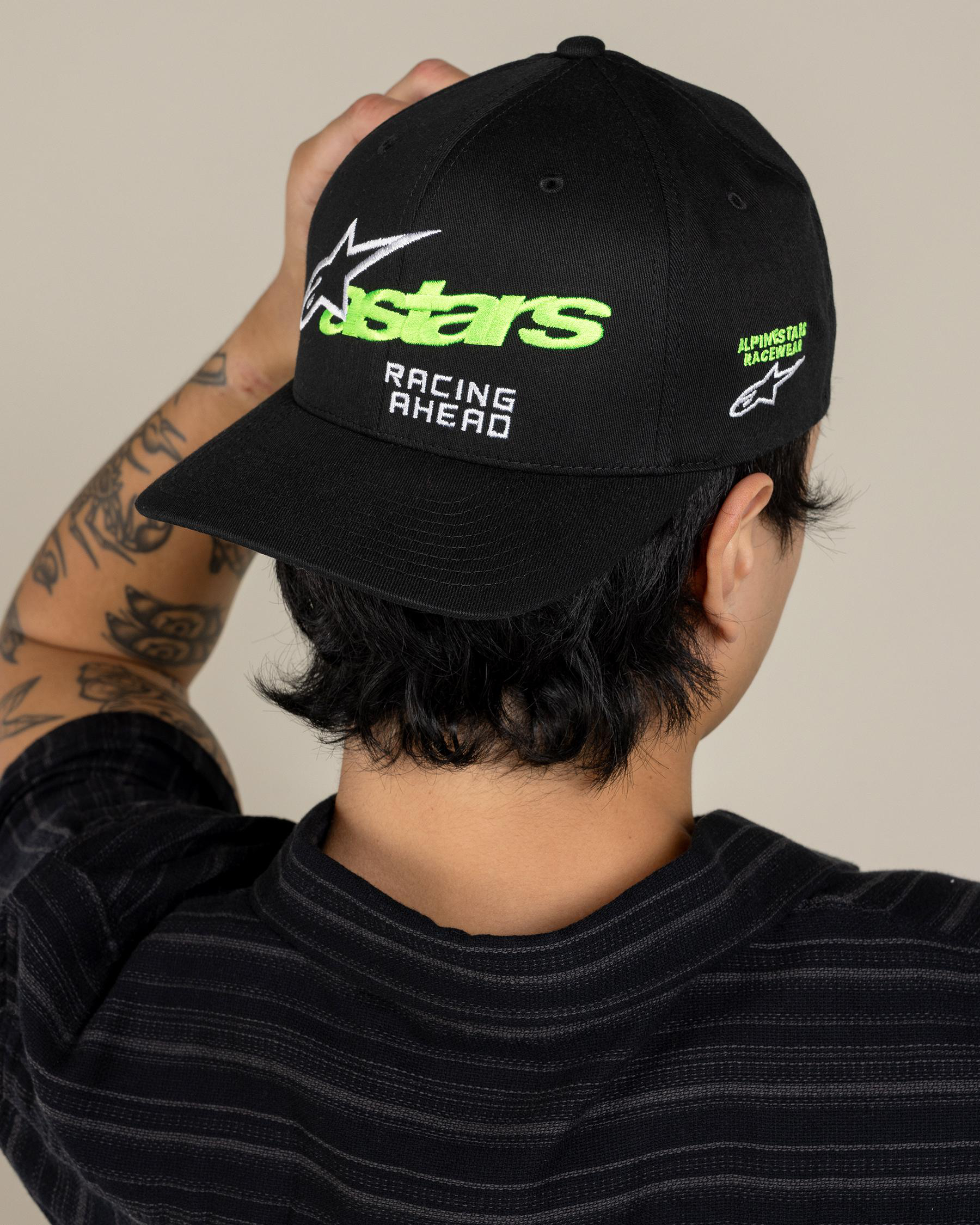 Shop Alpinestars Entitled Cap In Black/green - Fast Shipping & Easy ...