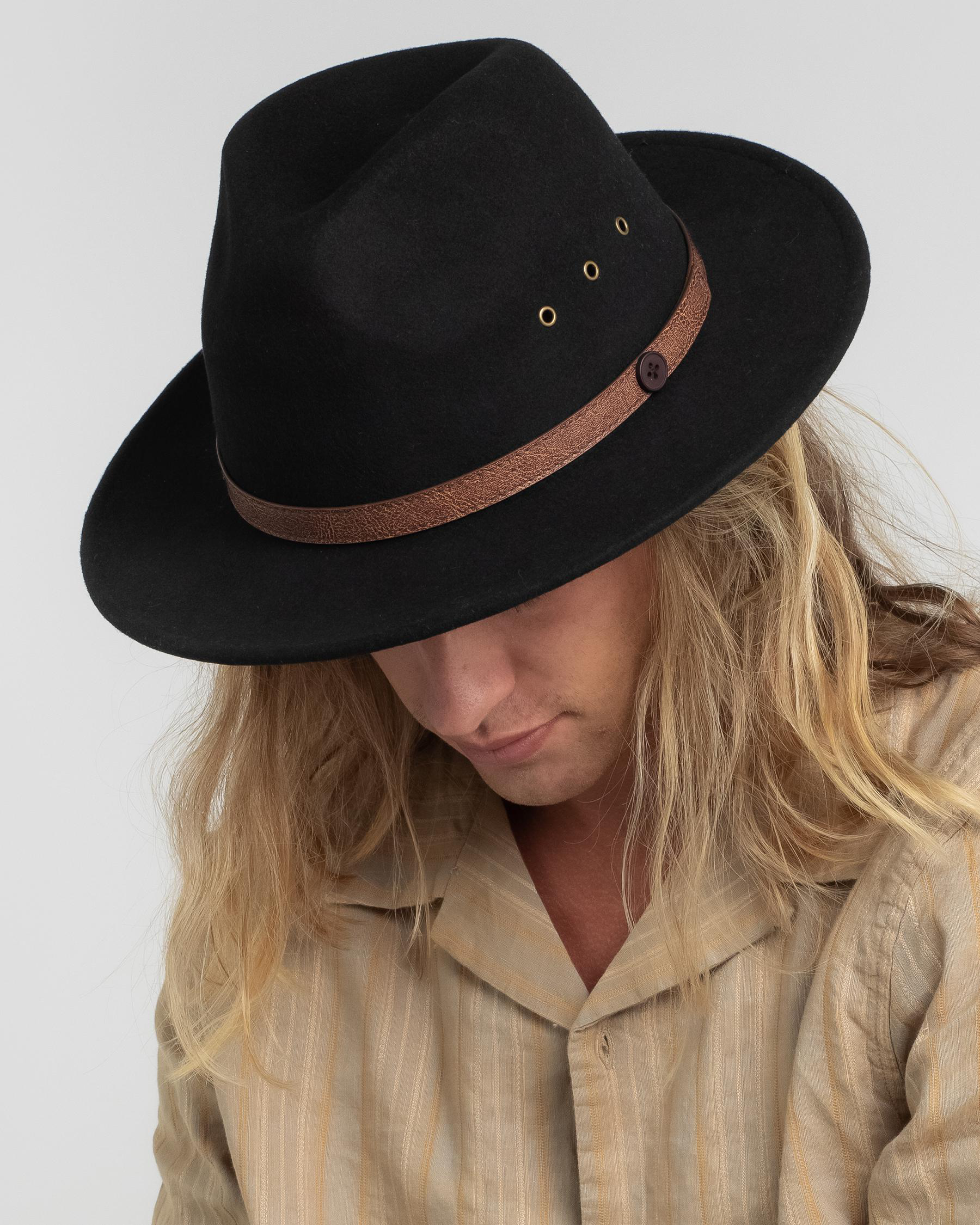 Shop Billy Bones Club Black Betty Felt Hat In Black Betty - Fast ...