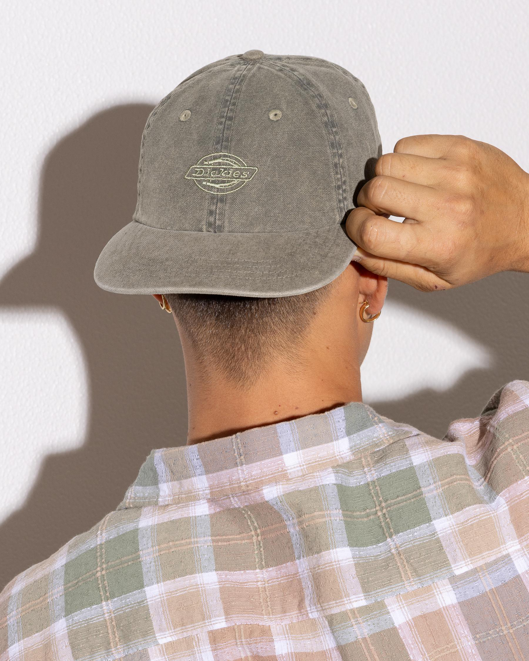 Shop Dickies Hardwick Duck Canvas Cap In Military Green - Fast Shipping ...
