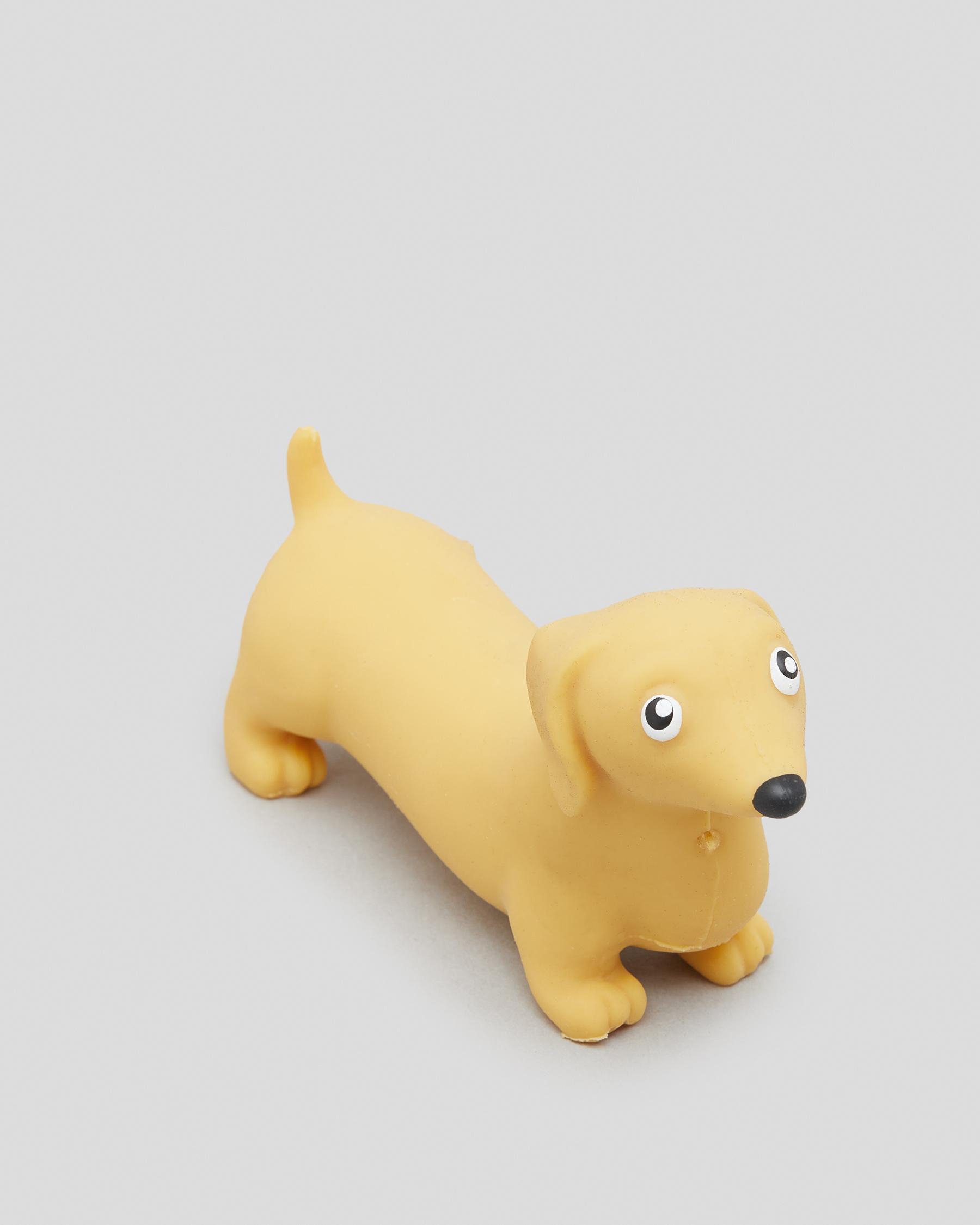 Shop Get It Now Stretchy Dash Hound Toy In Beige - Fast Shipping & Easy ...