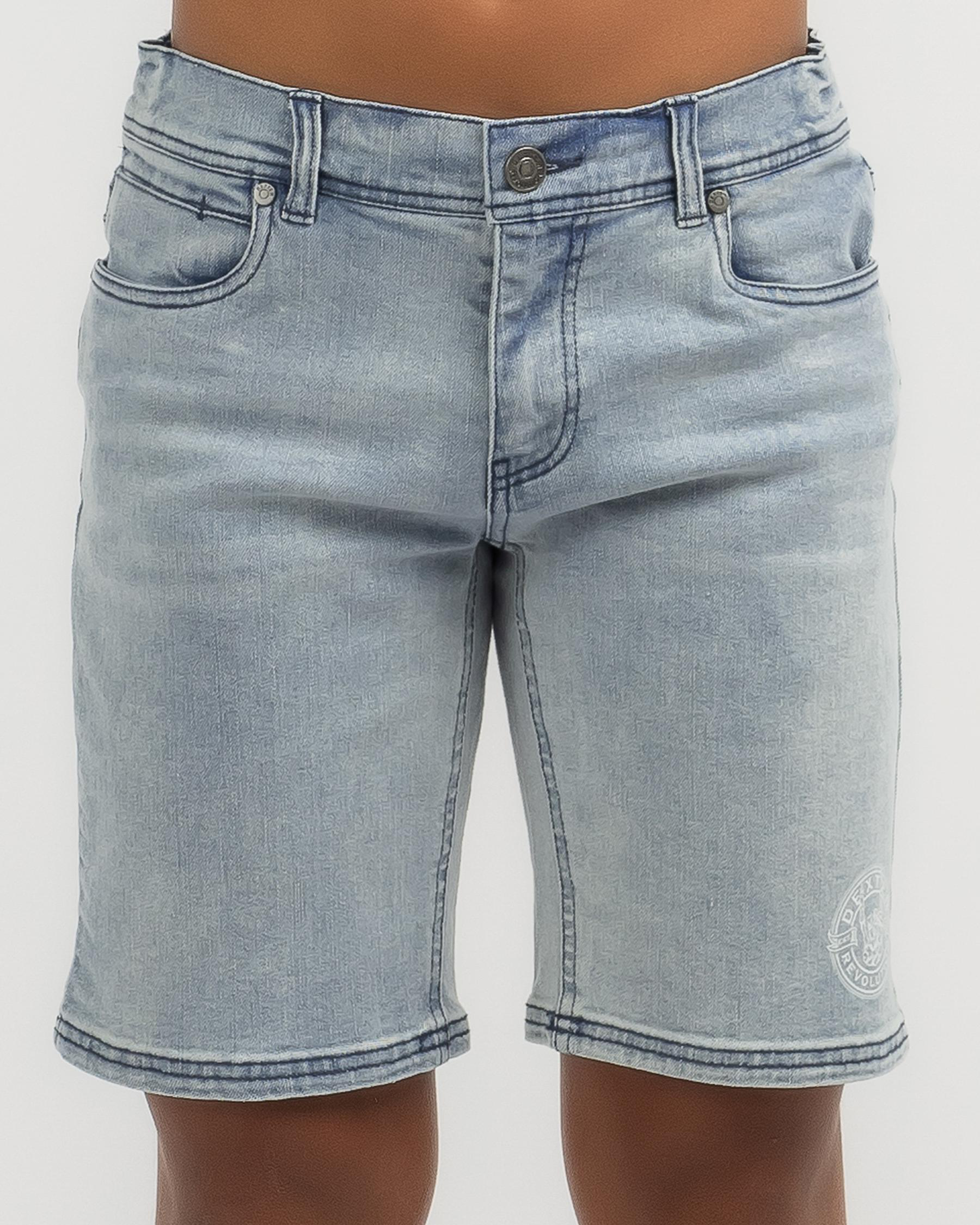 Shop Dexter Boys' Virtuoso Walk Shorts In Lt Blue - Fast Shipping ...