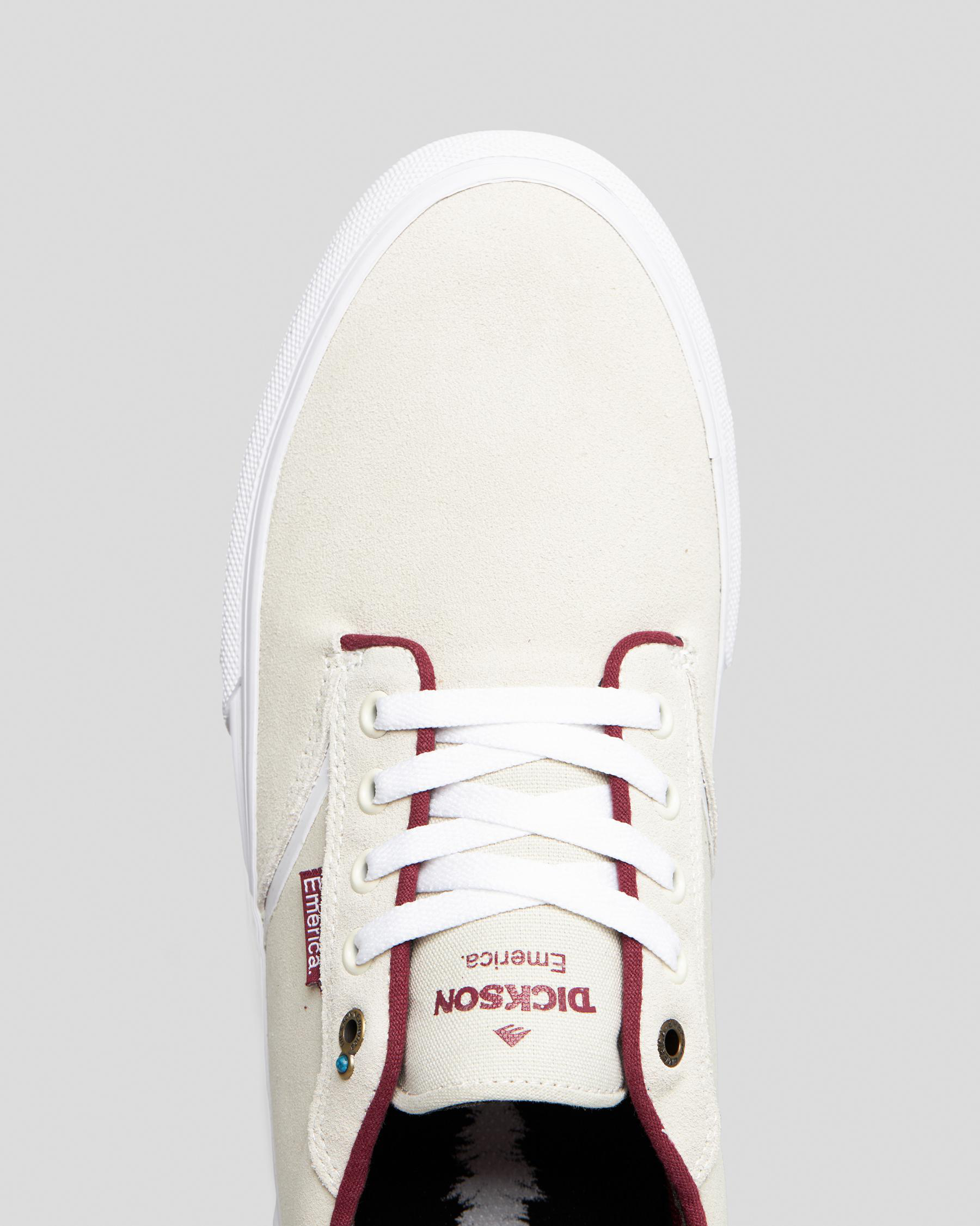 Shop Emerica Dickson Shoes In White - Fast Shipping & Easy Returns ...