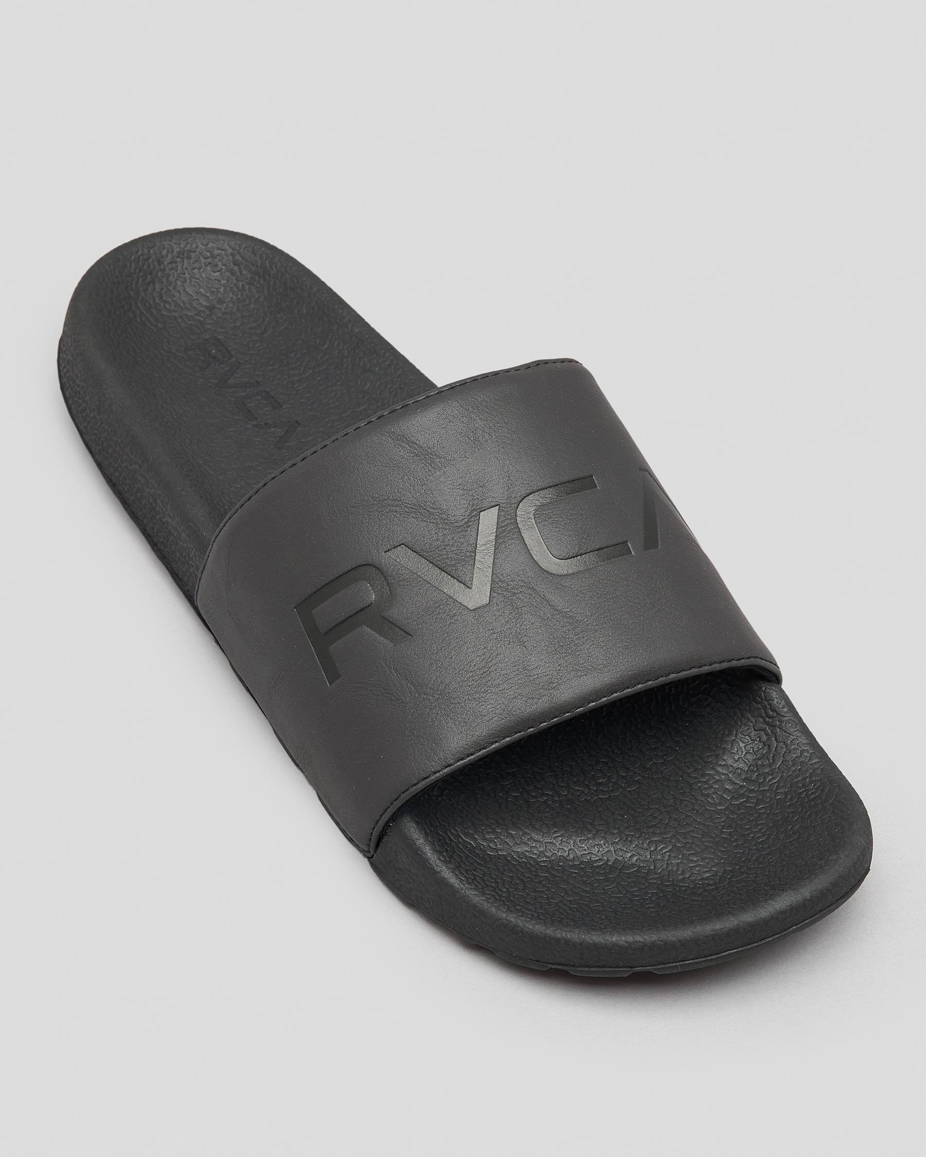 RVCA Sport Slides In Black | City Beach Australia