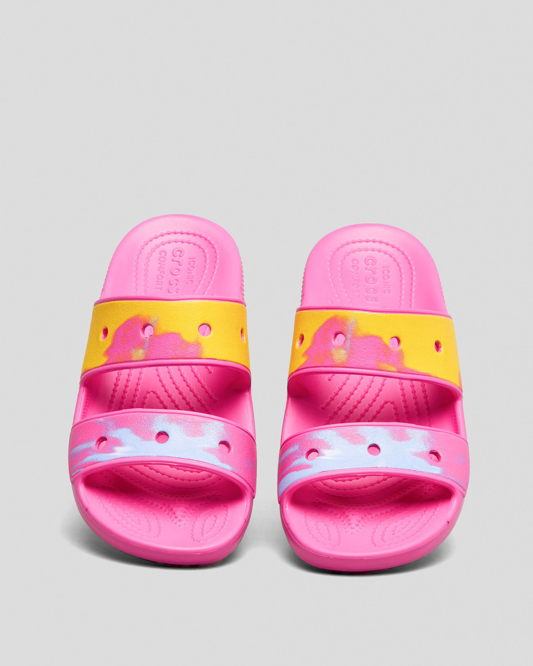 Shop Crocs Classic Crocs Sandals In Juice/multi - Fast Shipping & Easy ...