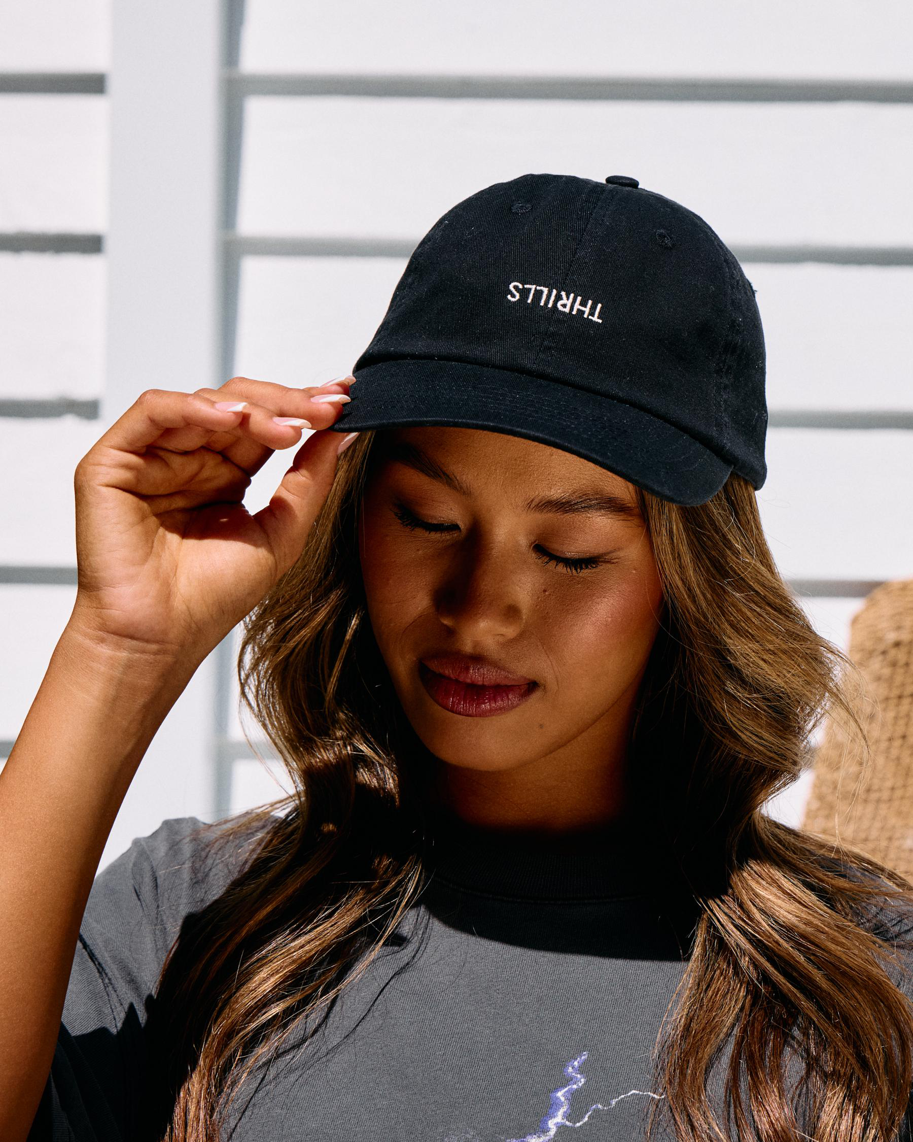 Thrills Minimal 6 Panel Cap In Black - FREE* Shipping & Easy Returns ...
