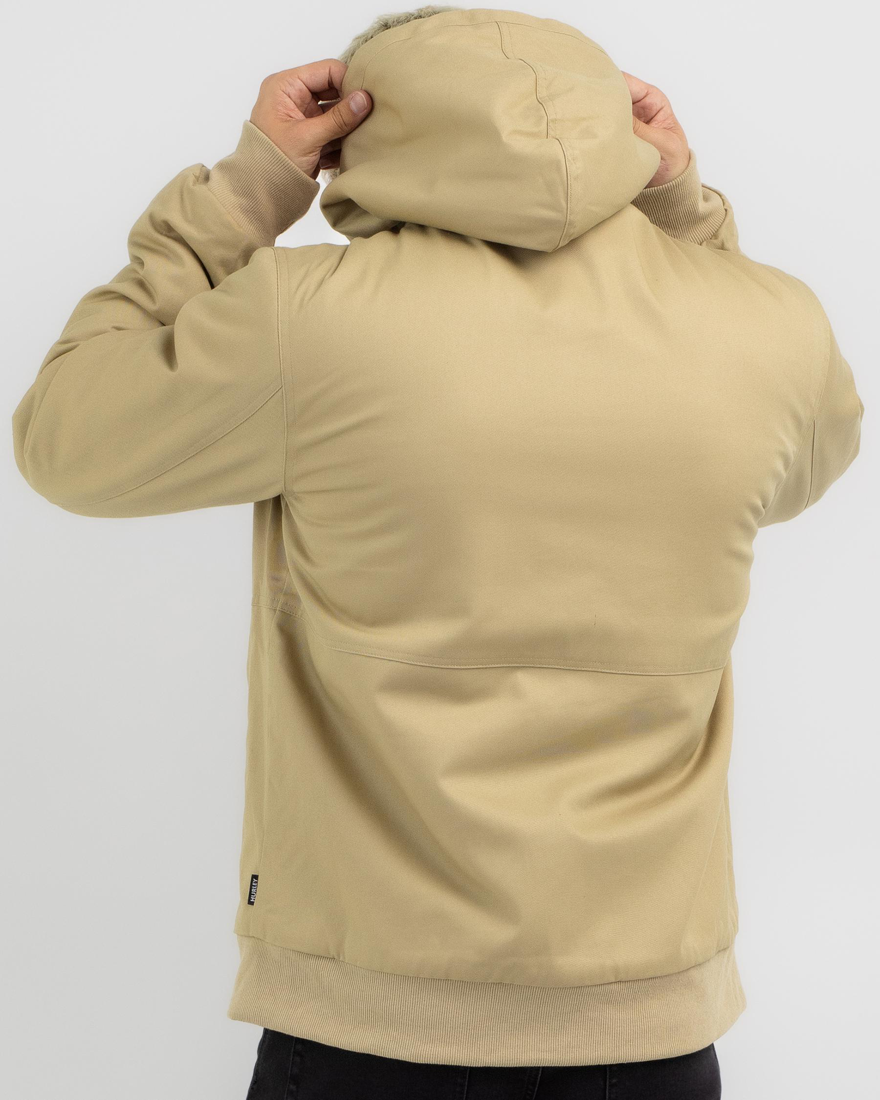 Shop Hurley Surge Jacket In Trench Coat - Fast Shipping & Easy Returns ...