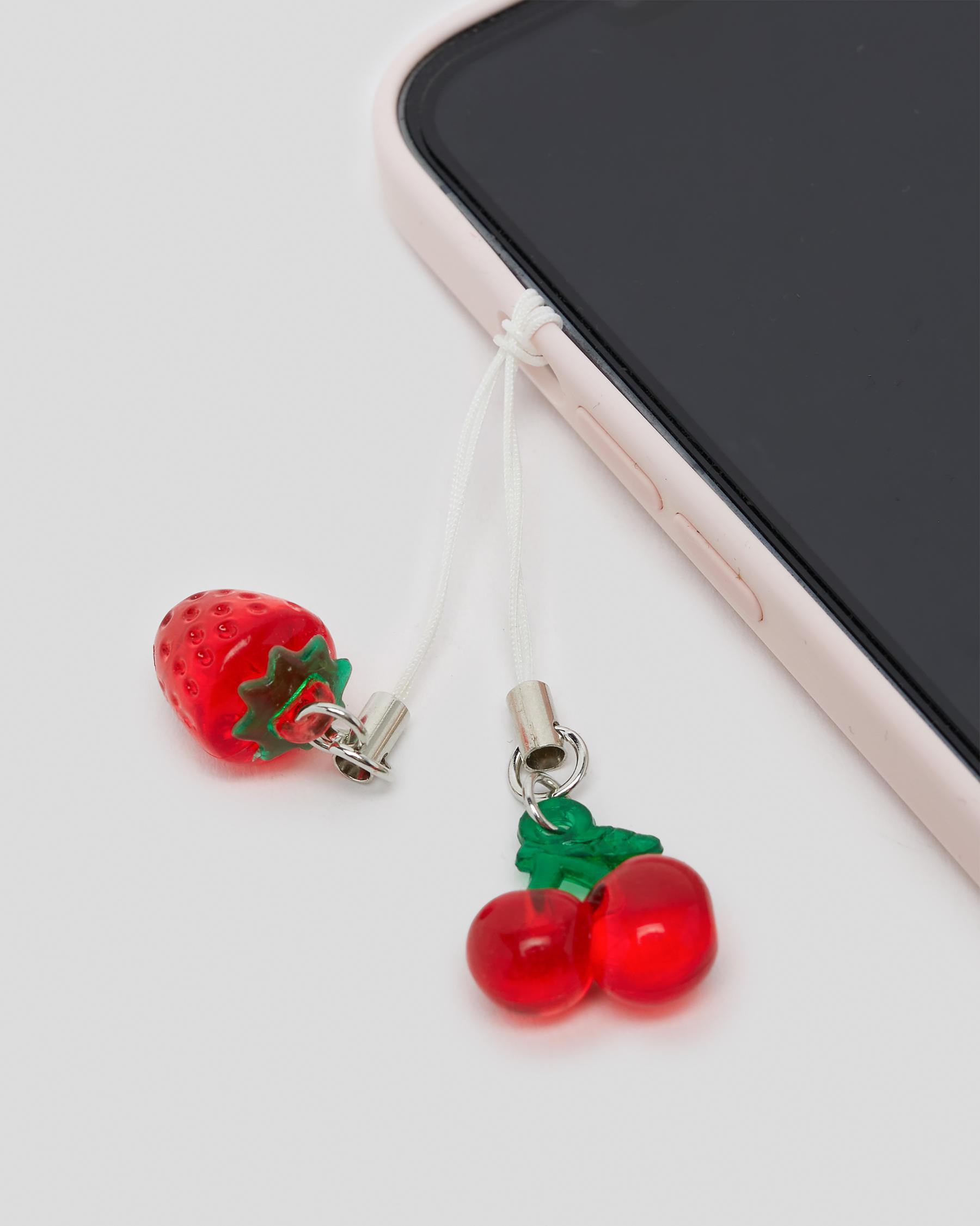 Shop Karyn In LA Fruit Phone Charm Pack In Red - Fast Shipping & Easy ...