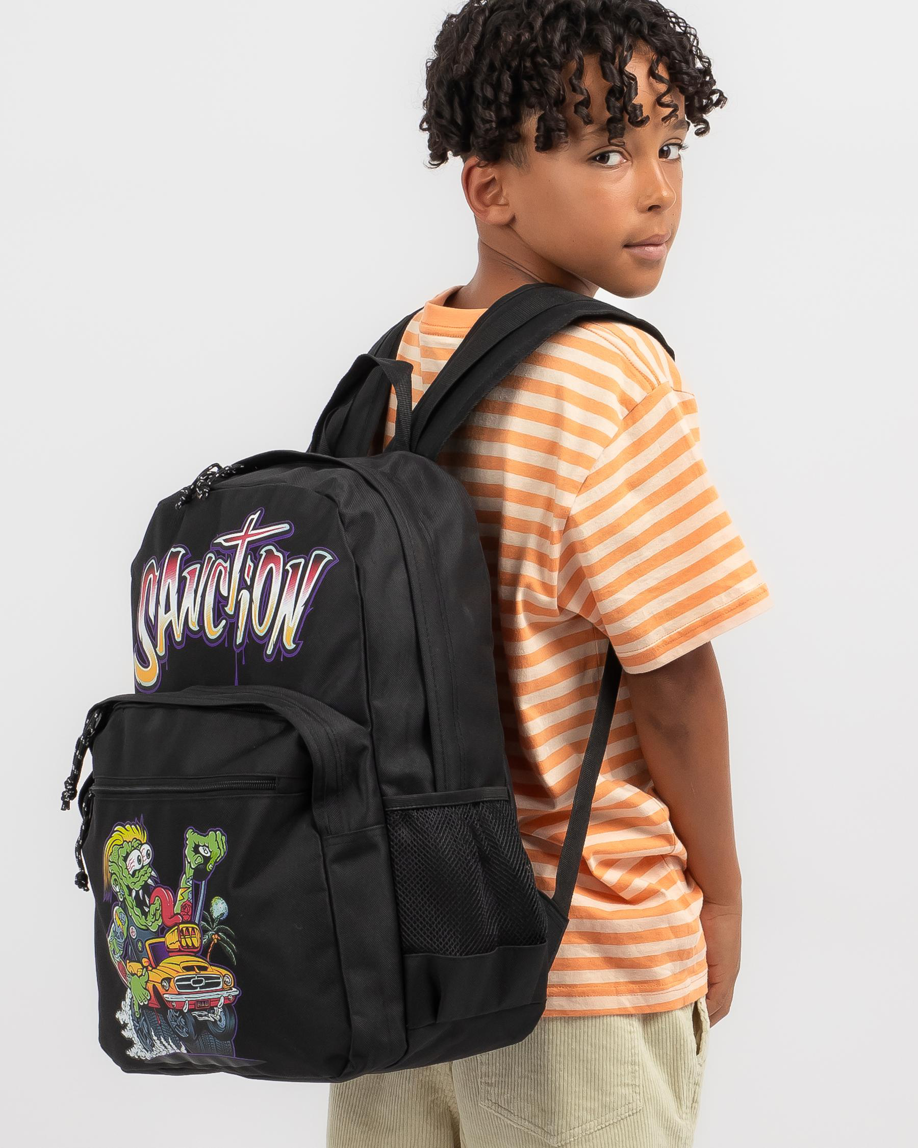 Sanction Night Rider Backpack In Black - FREE* Shipping & Easy Returns ...