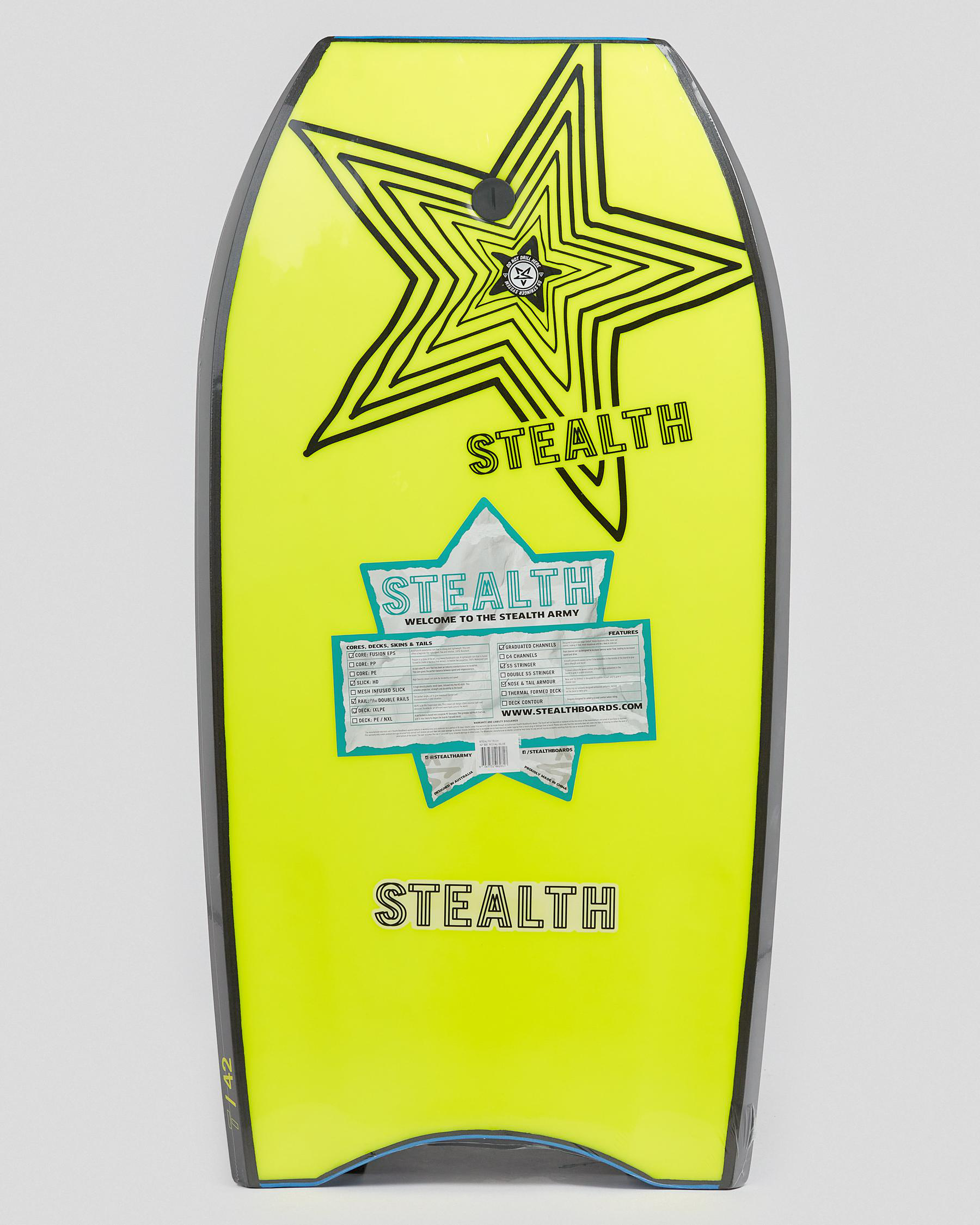 Shop Stealth Tech 42" Bodyboard In Royal Blue - Fast Shipping & Easy ...
