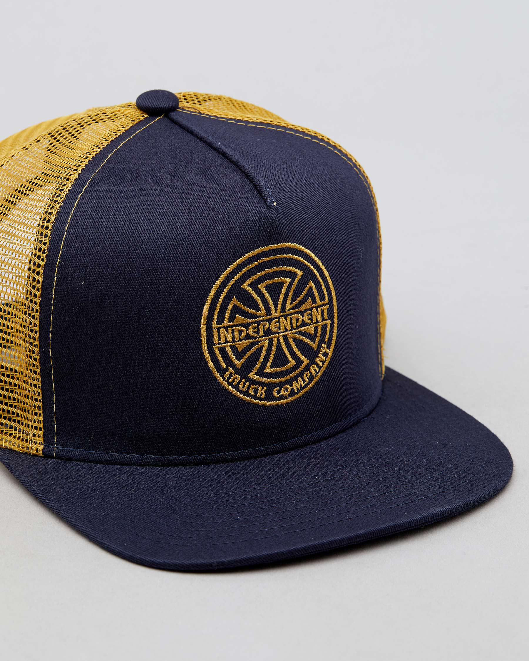 Shop Independent Bauhaus Bold Trucker Cap In Black - Fast Shipping ...