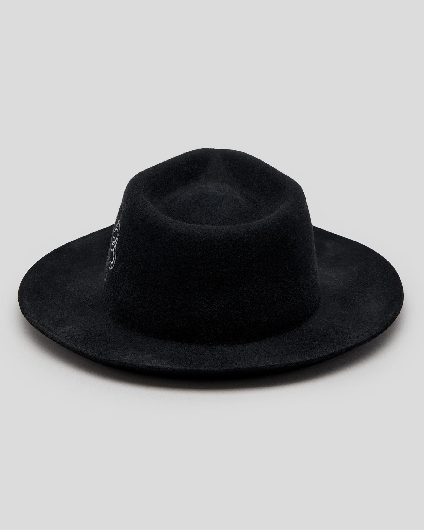 Shop Billy Bones Club The Snake Felt Hat In Black - Fast Shipping ...