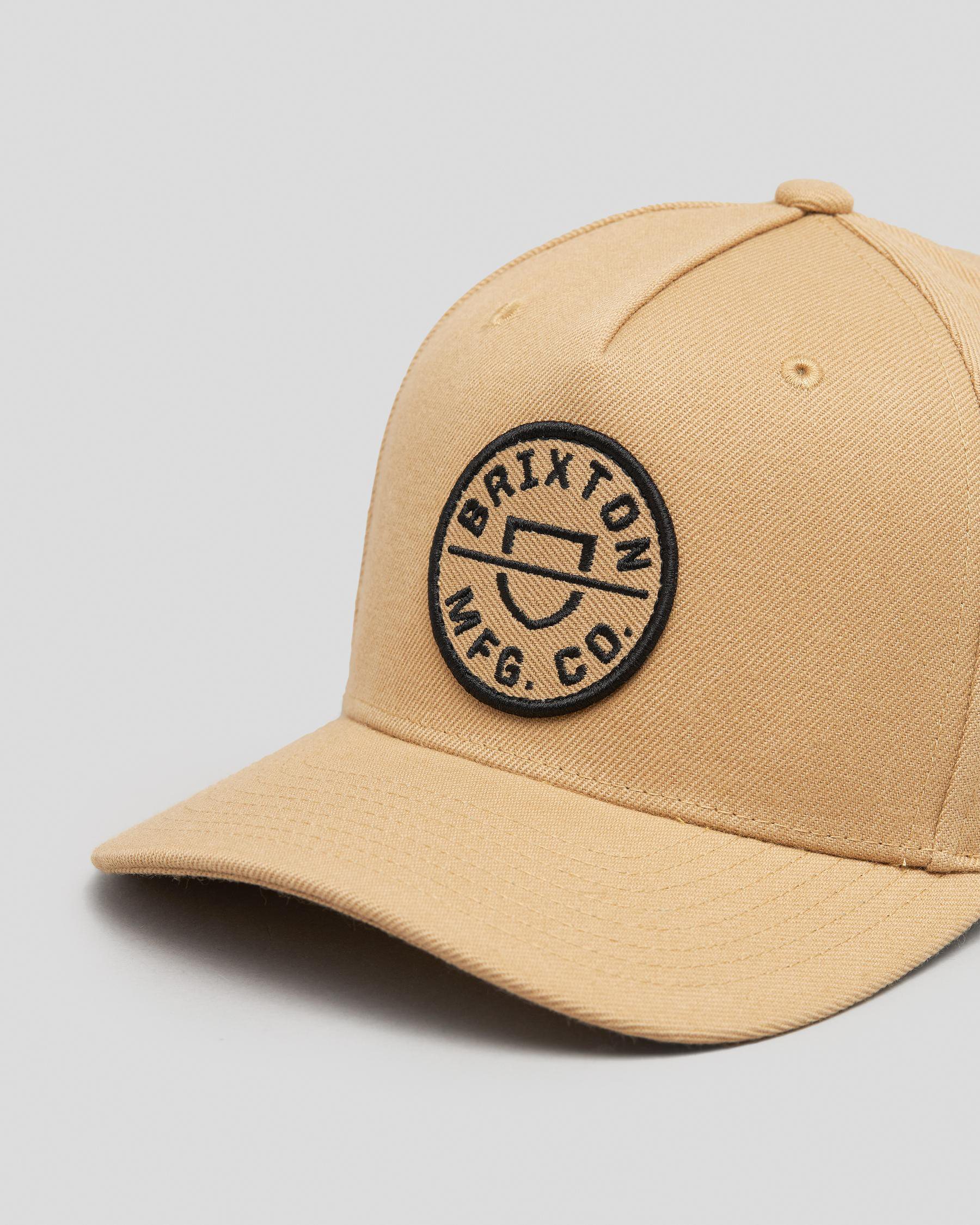 Shop Brixton Crest C MP Snapback Cap In Mojave - Fast Shipping & Easy ...