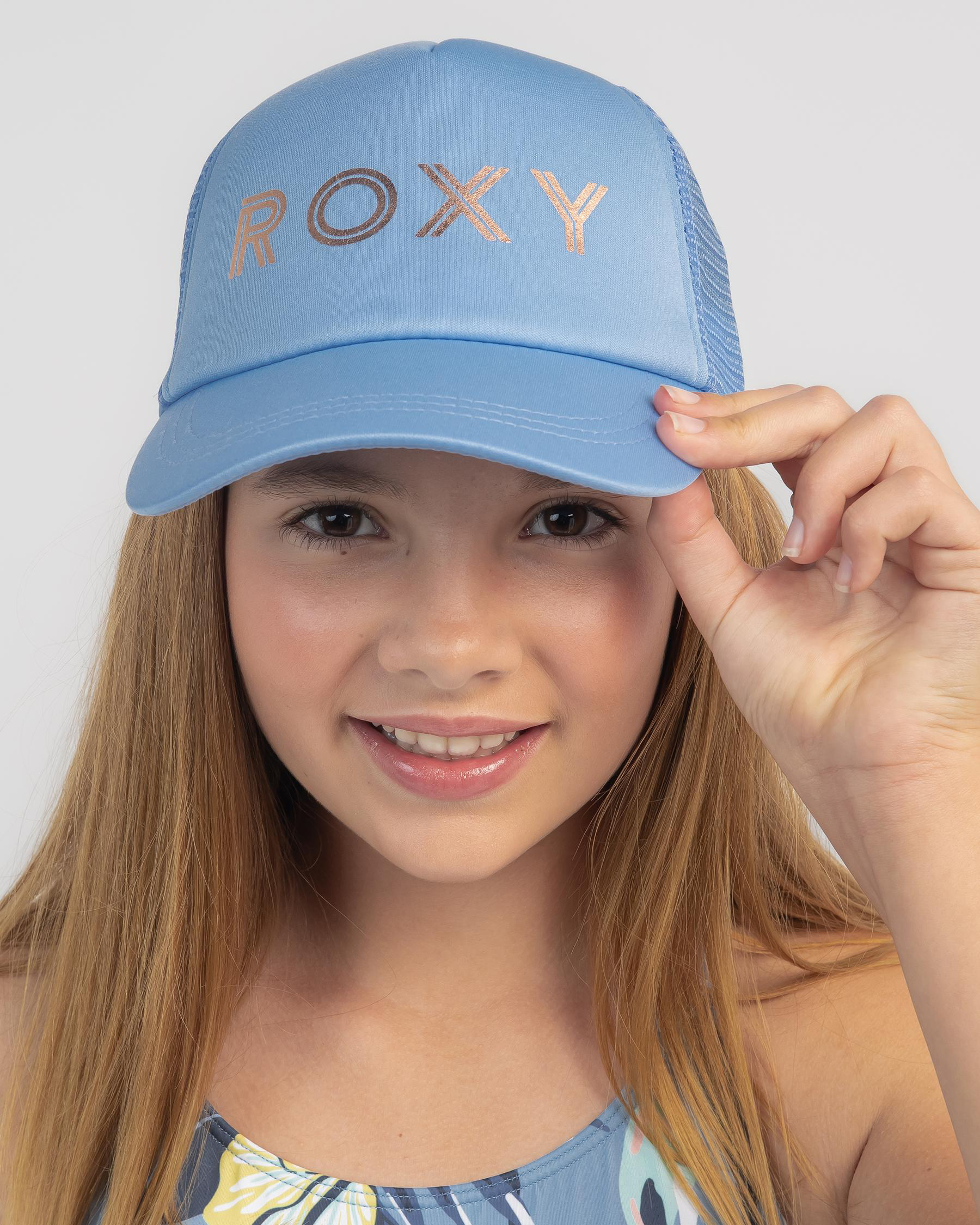 Shop Roxy Girls' Reggae Town Trucker Cap In Allure - Fast Shipping & Easy Returns - City Beach ...
