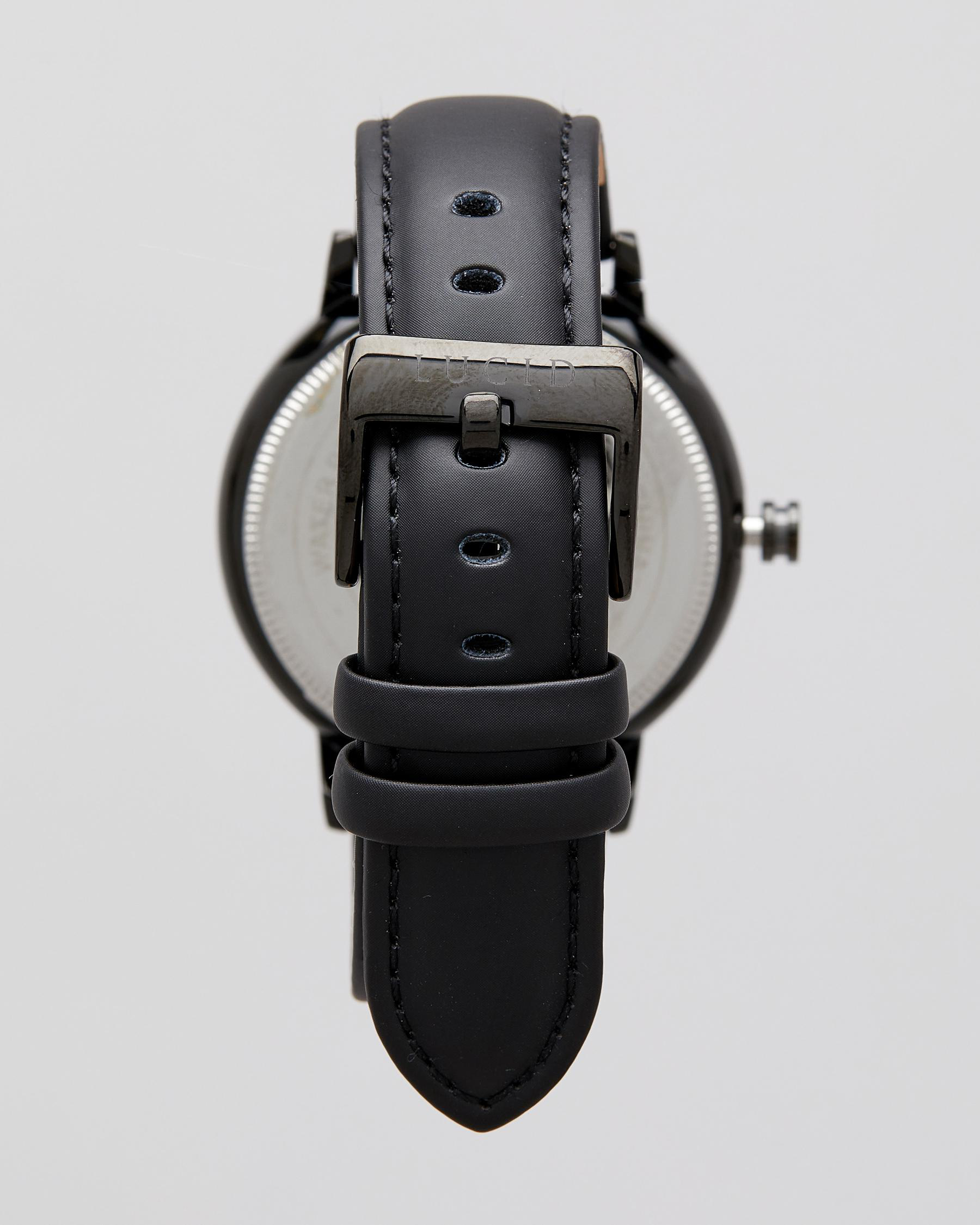 Shop Lucid Substance Watch In Gold/black - Fast Shipping & Easy Returns ...