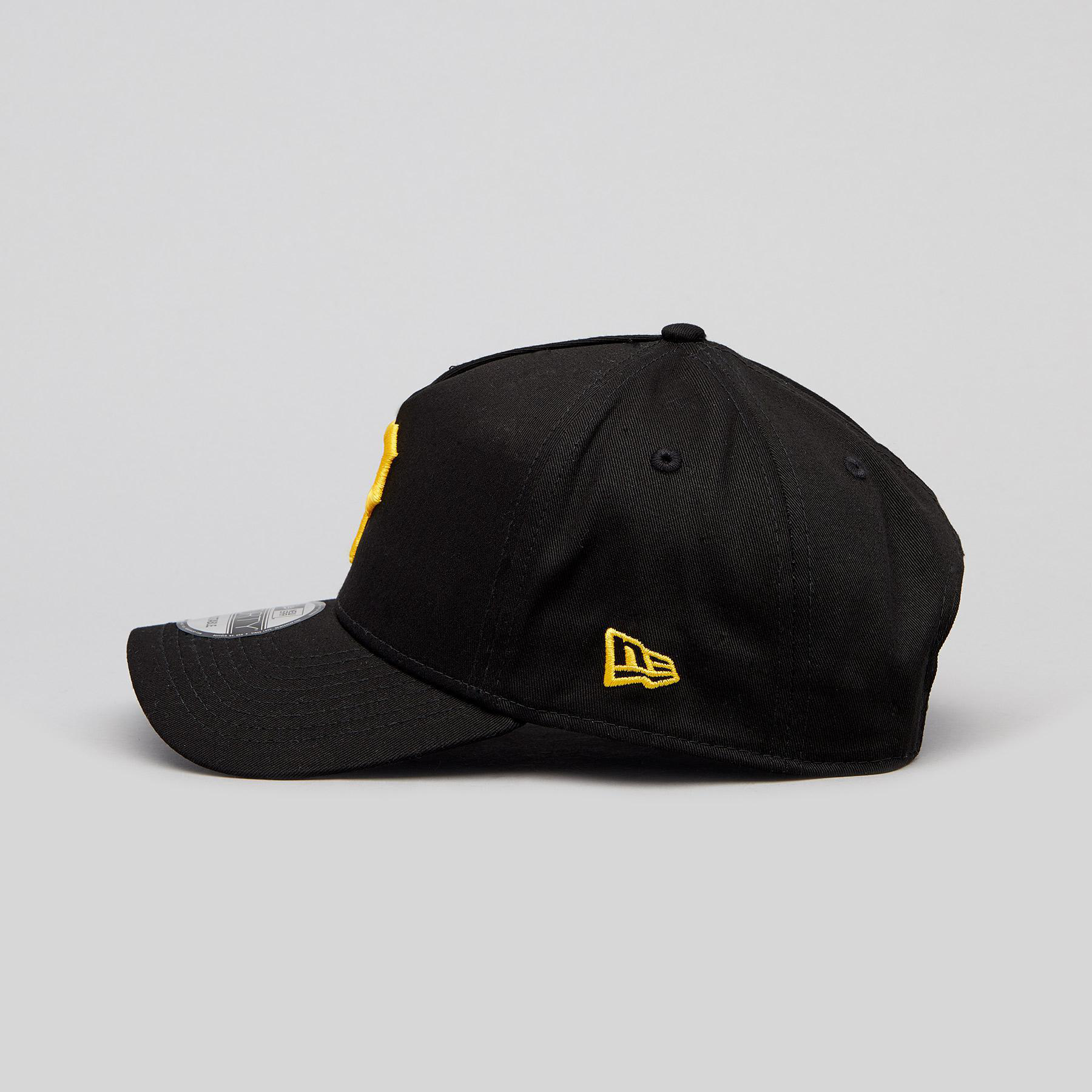 Shop New Era 9forty Aframe PIT Cap In Black/yellow - Fast Shipping ...