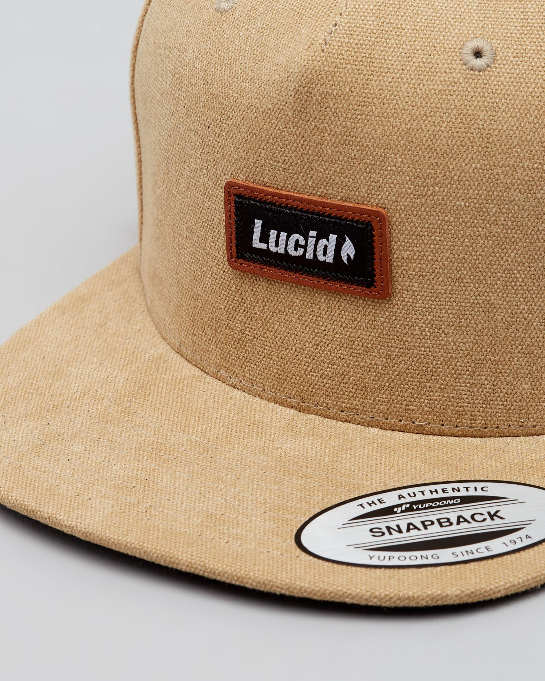Lucid Tenacious Snapback Cap In Khaki - Fast Shipping & Easy Returns ...