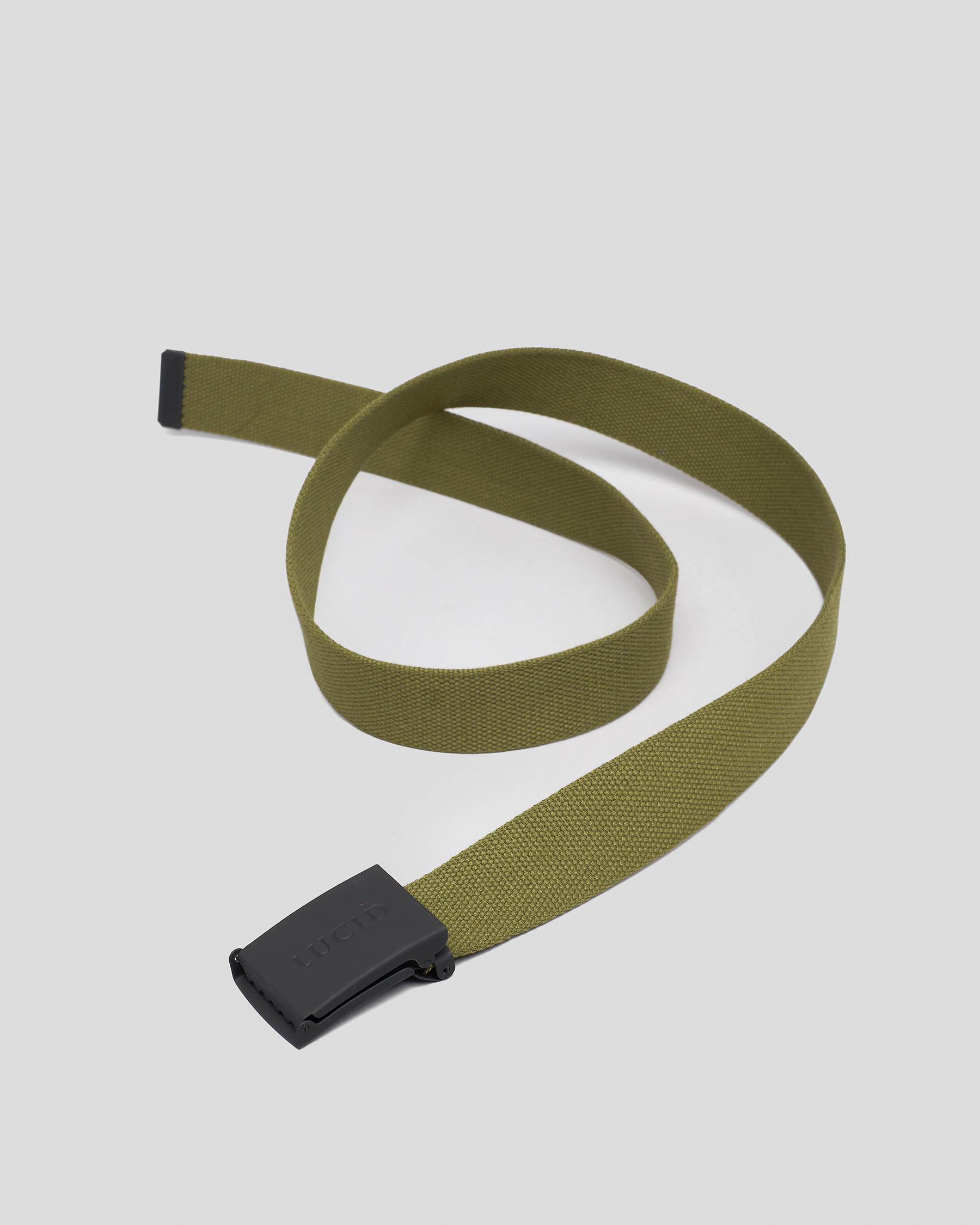 Shop Lucid Viper Web Belt In Olive - Fast Shipping & Easy Returns ...