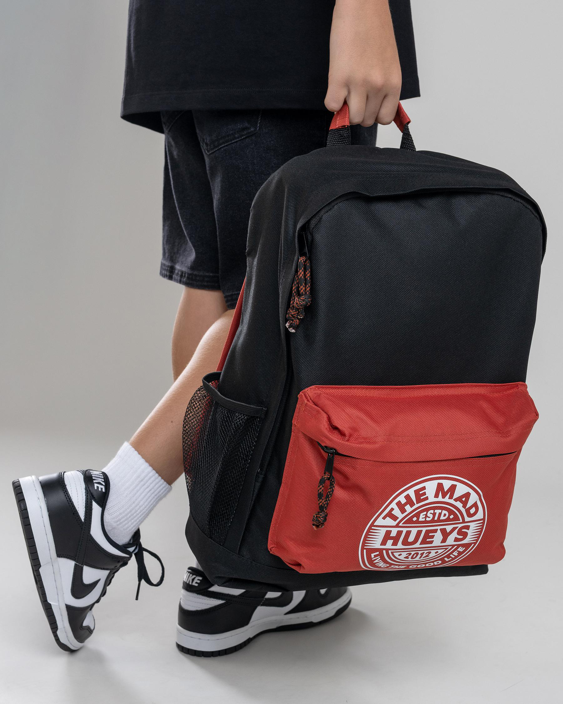 The Mad Hueys Good Life Hueys Backpack In Black - FREE* Shipping & Easy ...