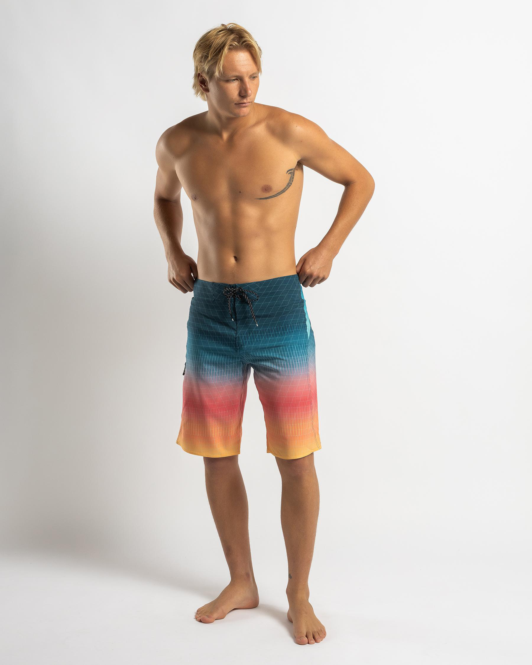 Shop Billabong Fluid Pro Board Shorts In Sunset - Fast Shipping & Easy ...