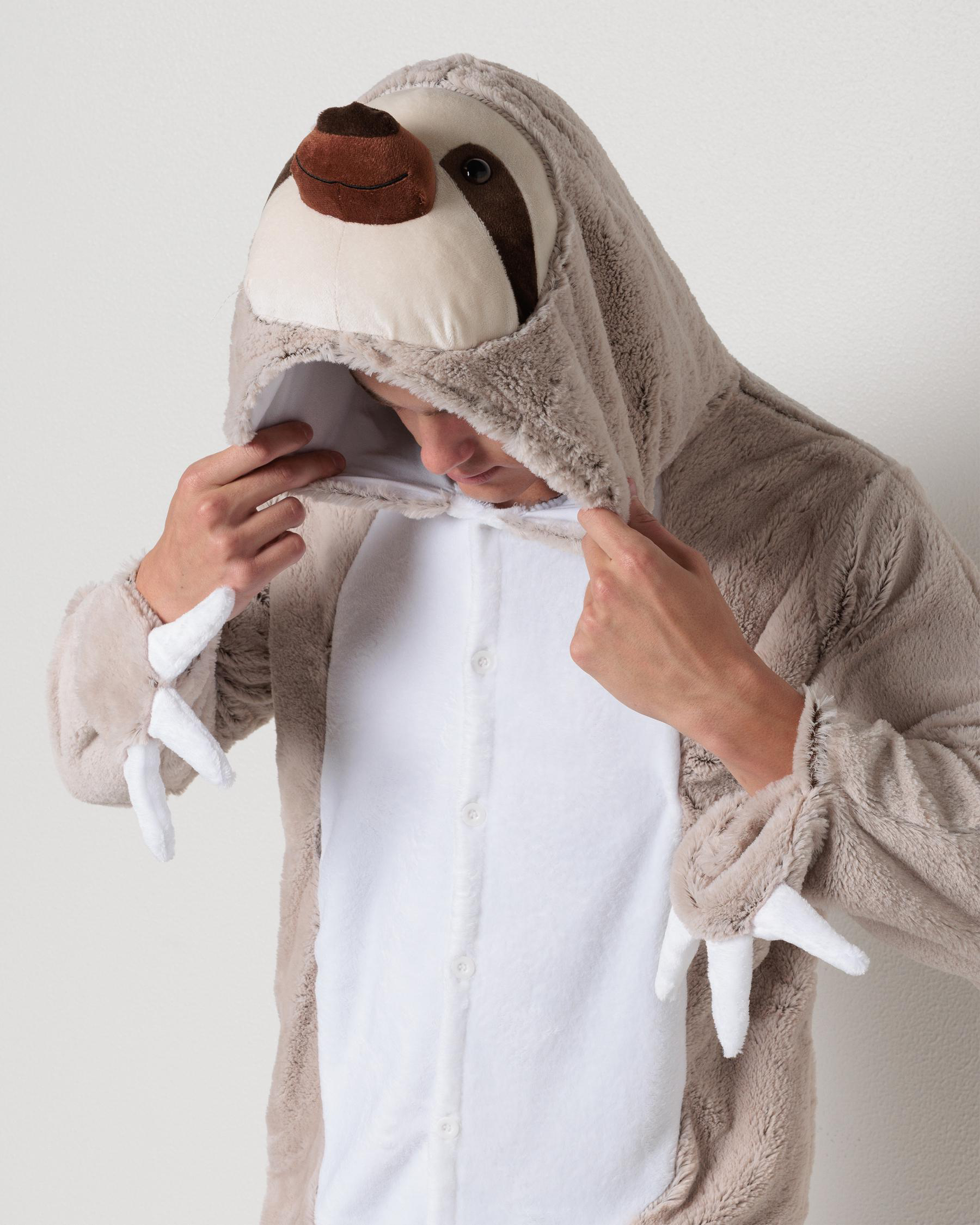 Miscellaneous Sloth Onesie In Grey - FREE* Shipping & Easy Returns ...