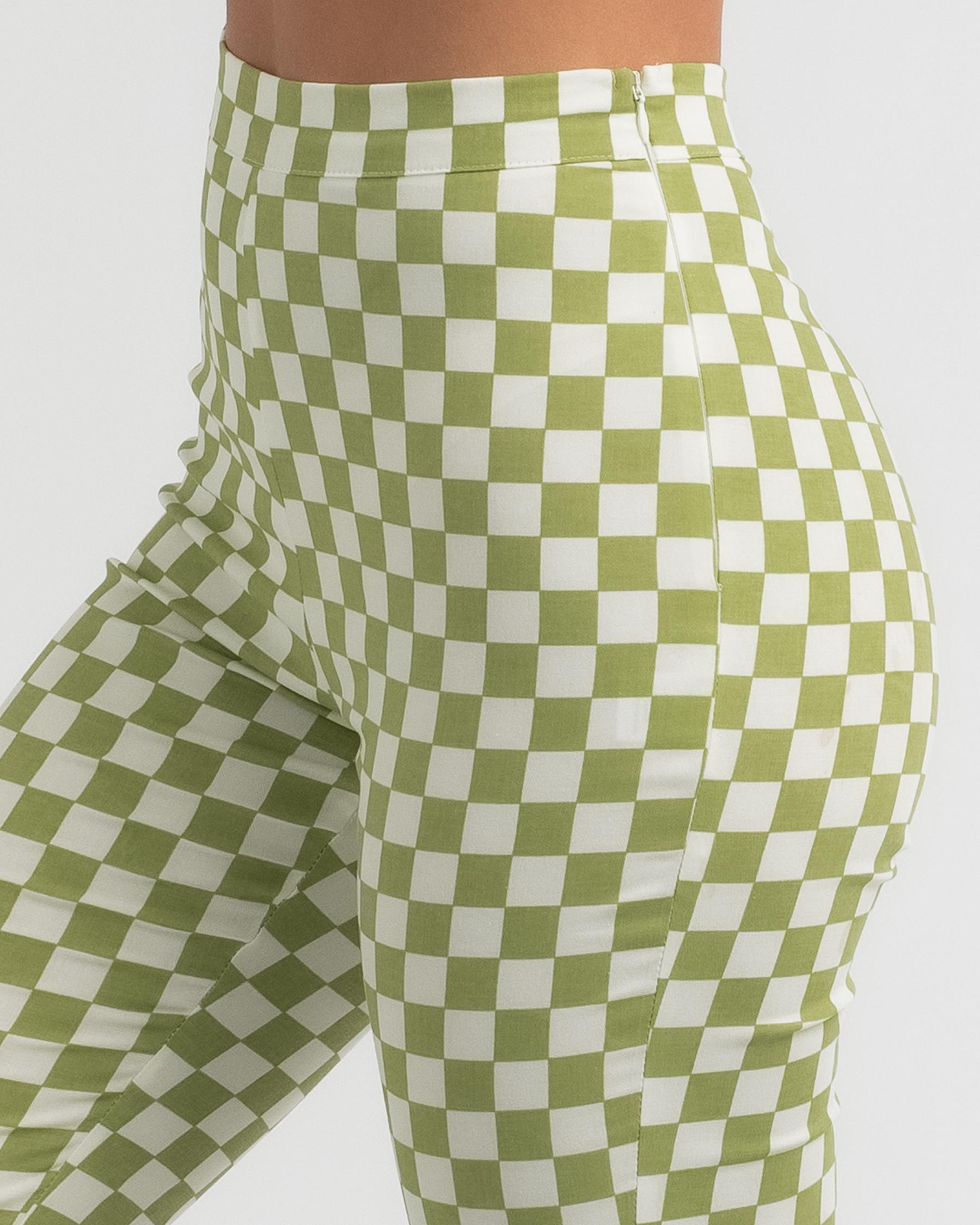 Shop Red Berry Avery Pants In Olive - Fast Shipping & Easy Returns ...