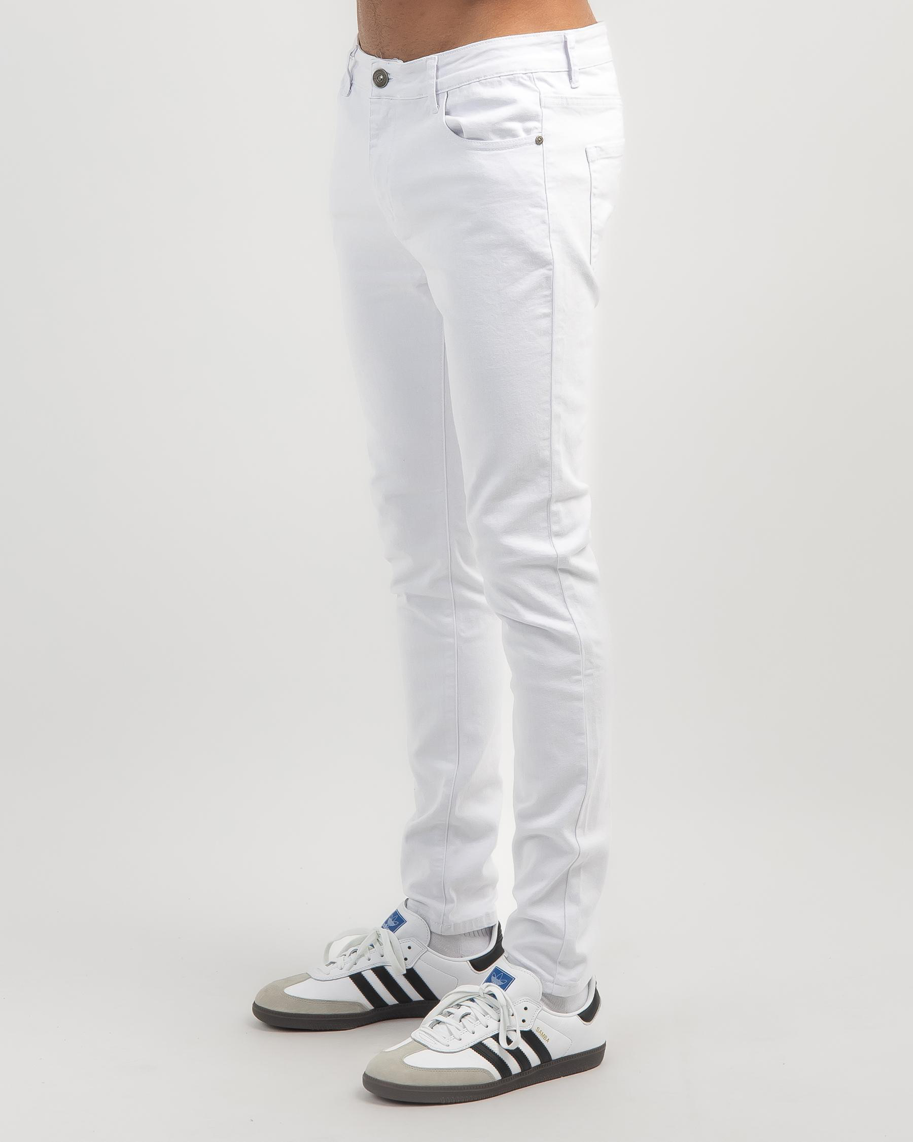 Shop Lucid Jet Jeans In White - Fast Shipping & Easy Returns - City ...