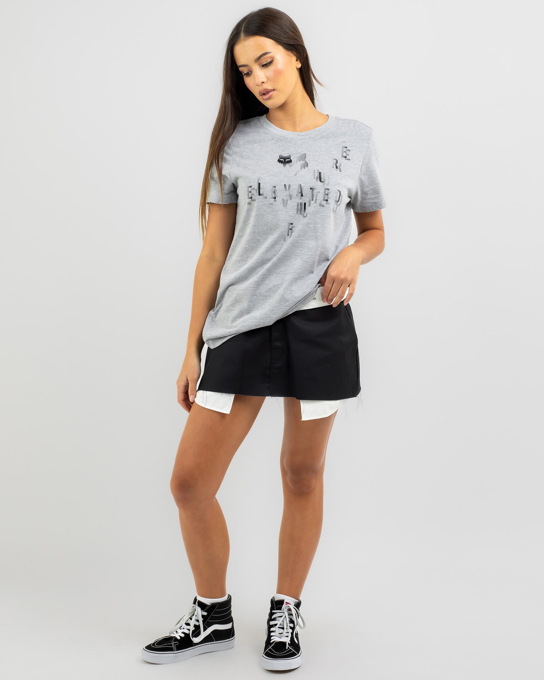 Shop Fox Diffuse T-Shirt In Light Heather - Fast Shipping & Easy ...