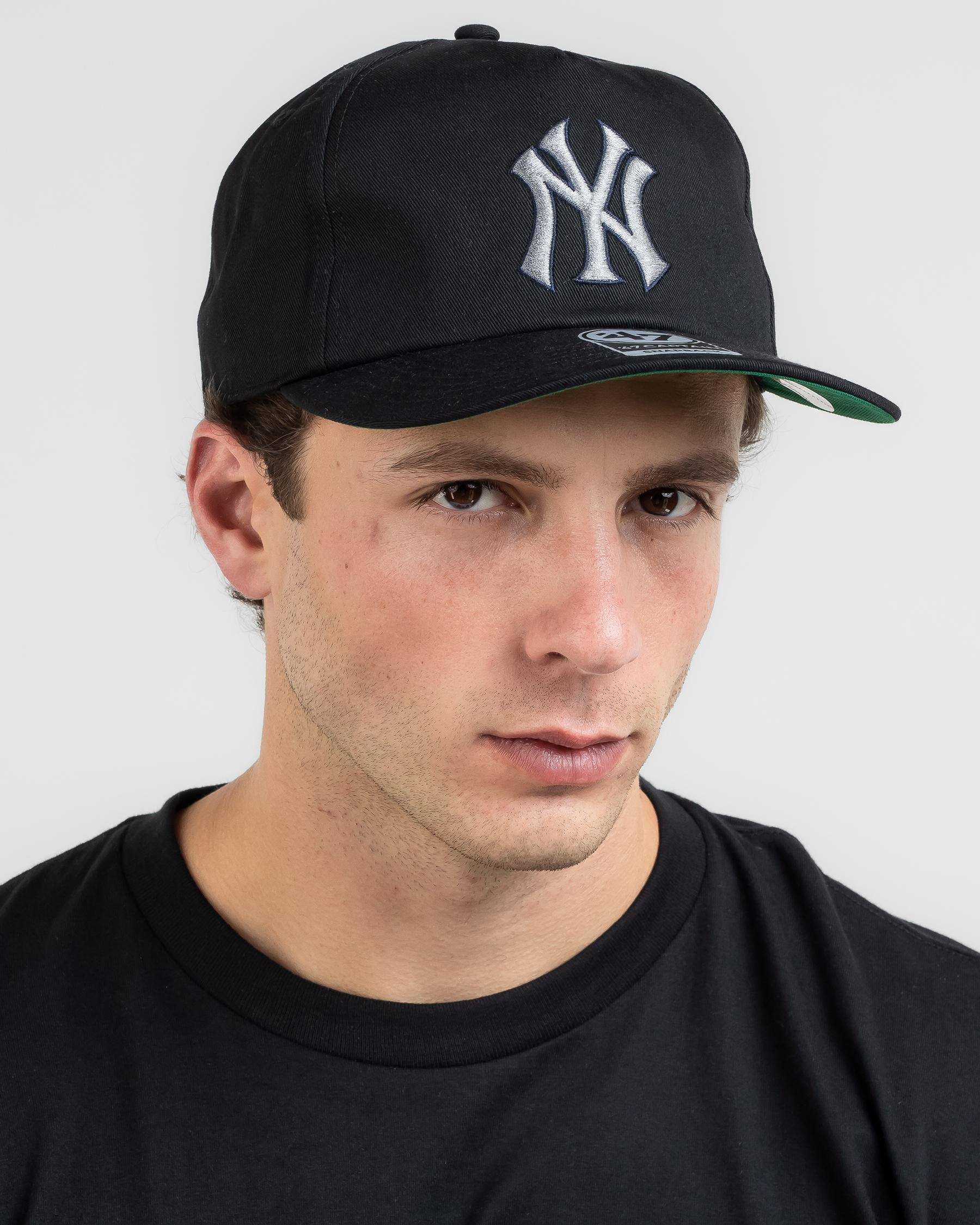 Shop Forty Seven New York Yankees Nantasket 47 Captain Cap In Black ...